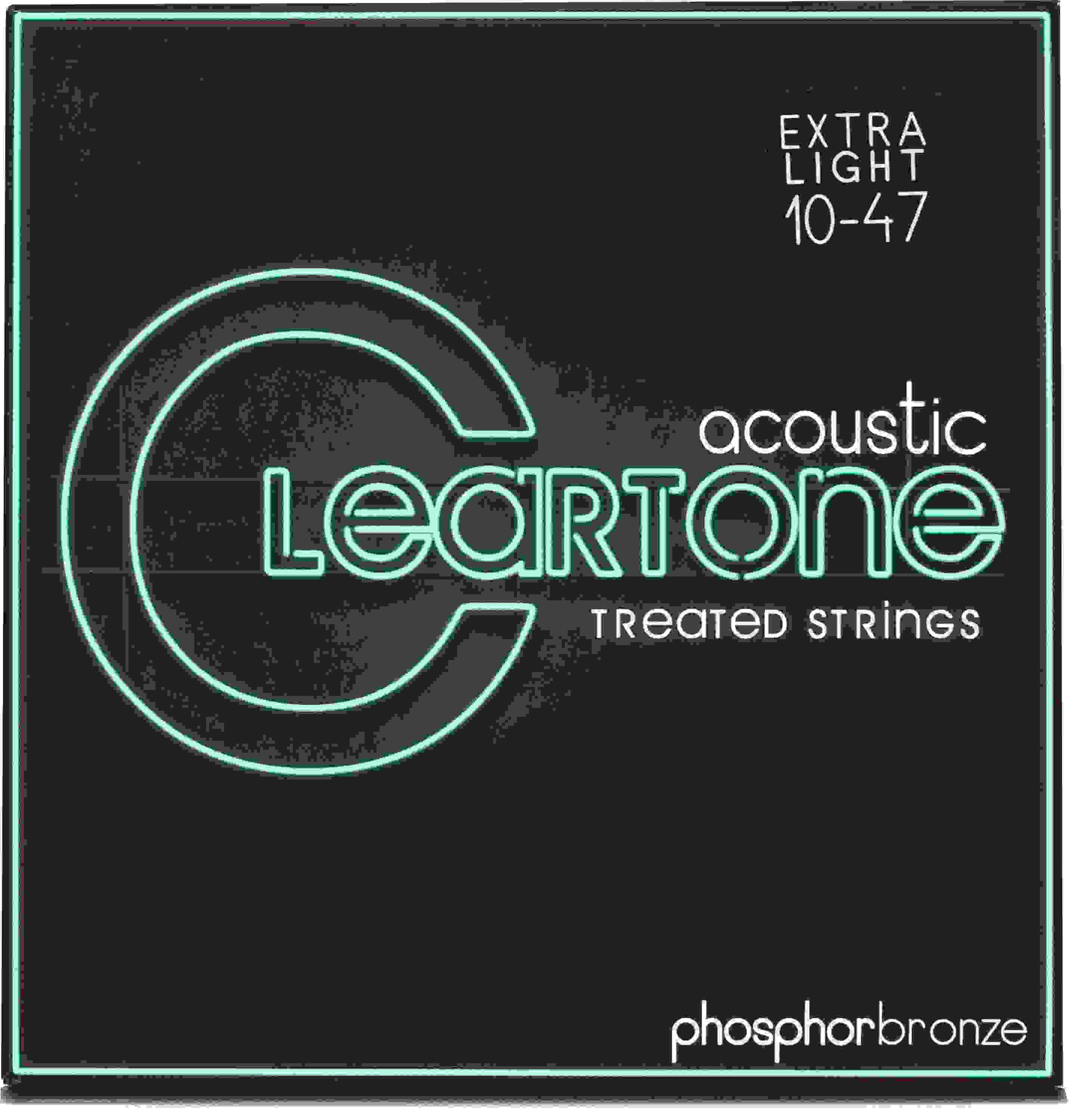 Cleartone 7410 EMP Phosphor Bronze Acoustic Guitar Strings - .010-.047 ...