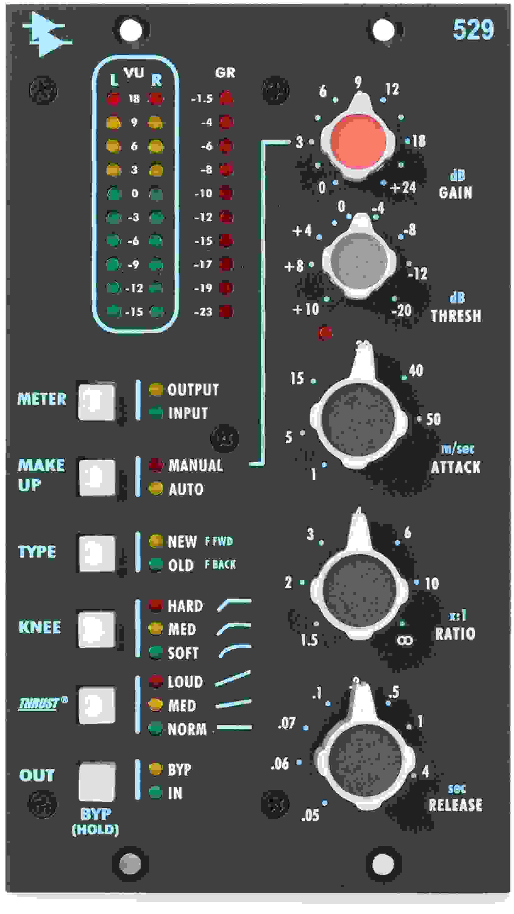 API 529 500 Series Stereo Compressor | Sweetwater
