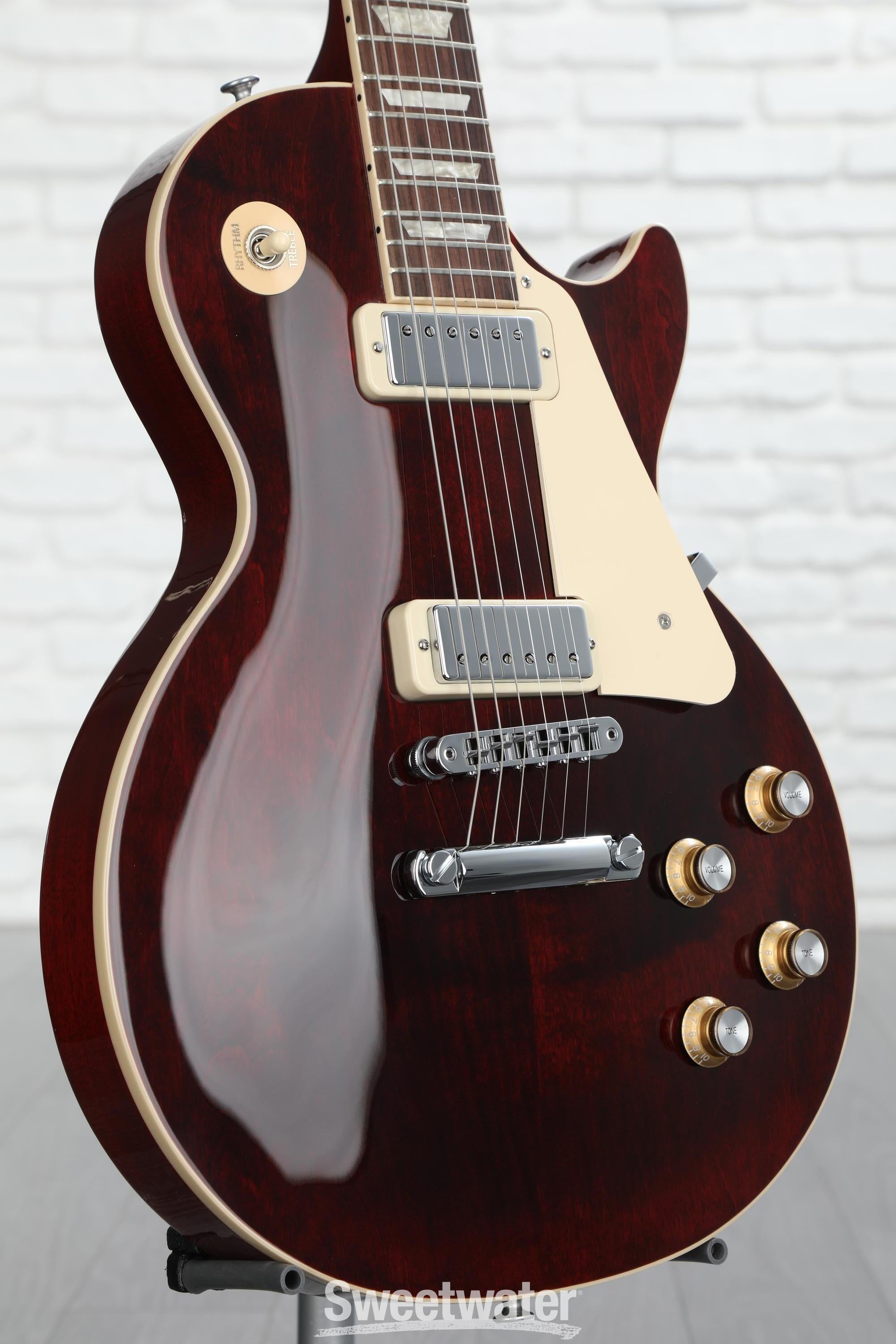 Gibson Les Paul Deluxe 70s Electric Guitar - Wine Red | Sweetwater