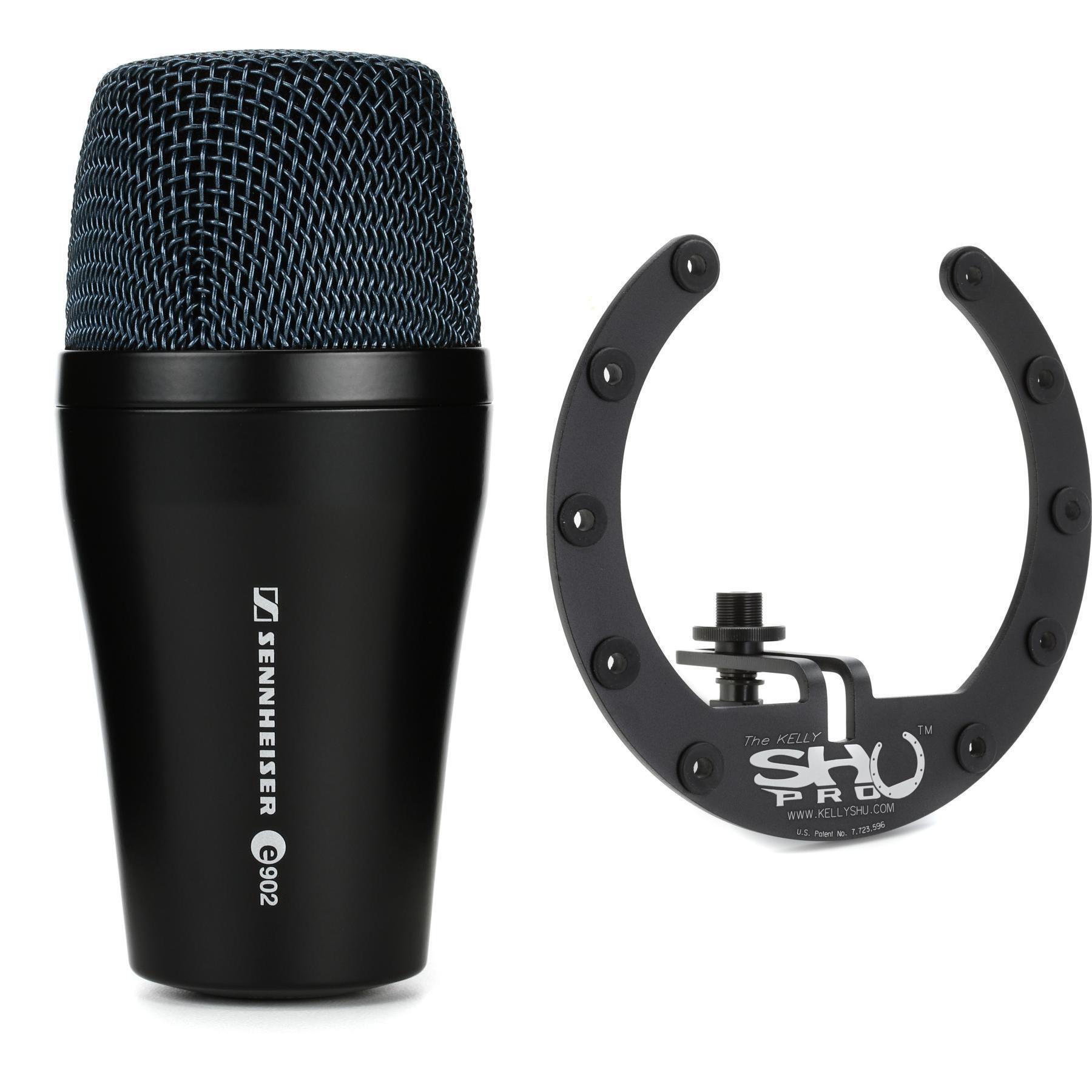Sennheiser e 902 Cardioid Dynamic Kick Drum Microphone with The Kelly ...