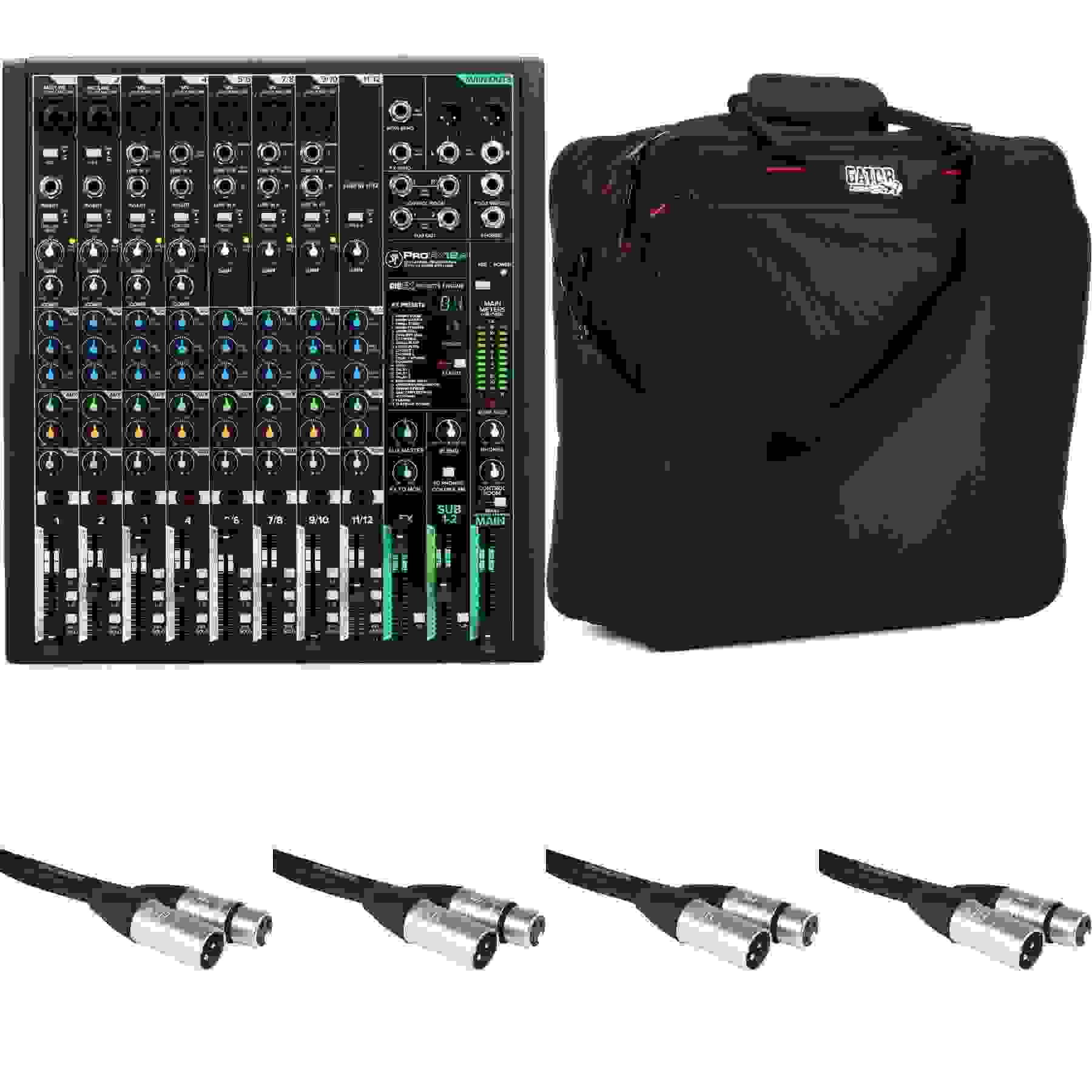 Mackie ProFX12v3 12-channel Mixer with USB and Effects Bundle | Sweetwater