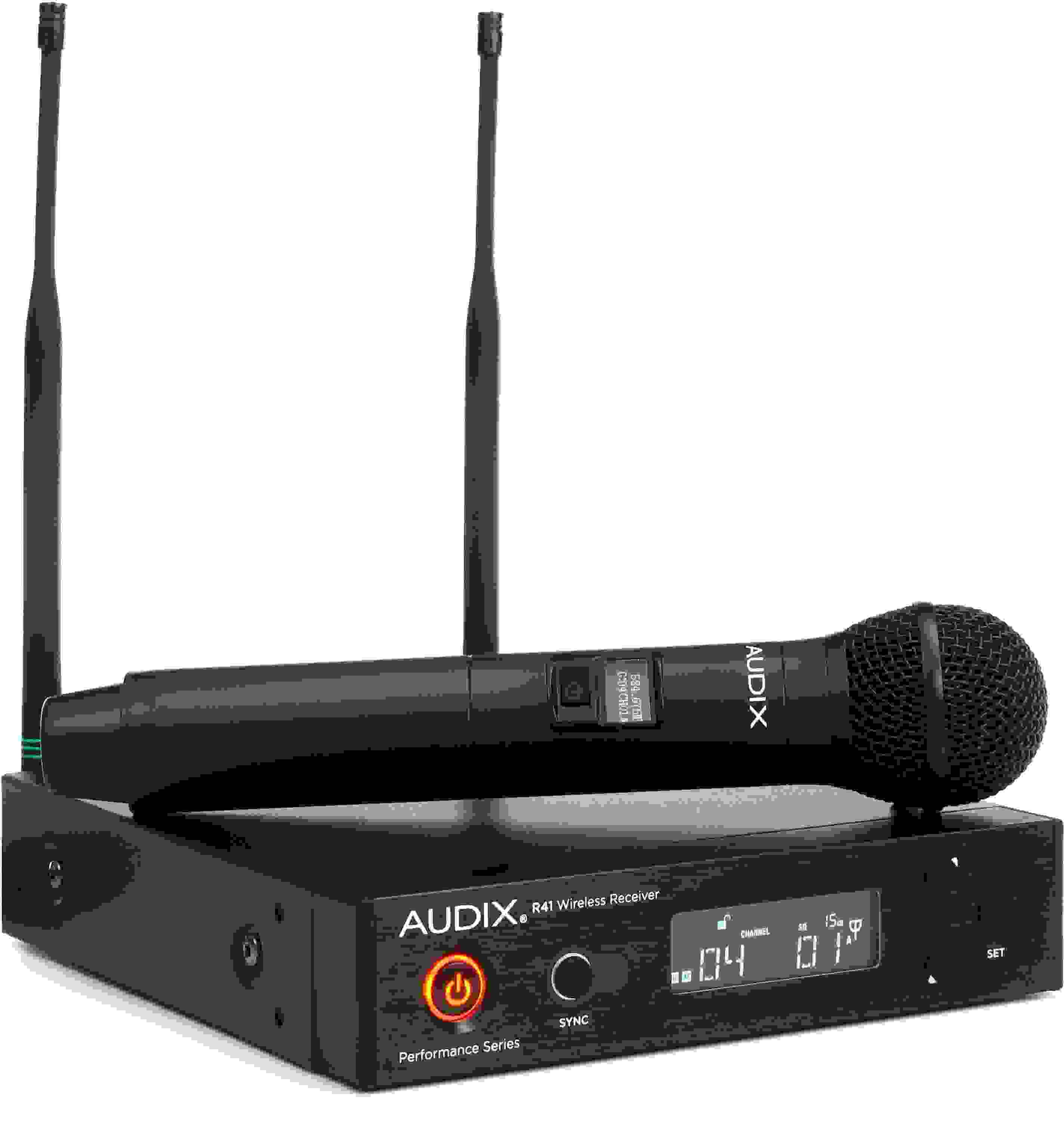 Audix AP41 OM5 Handheld Wireless Microphone System - A Band | Sweetwater