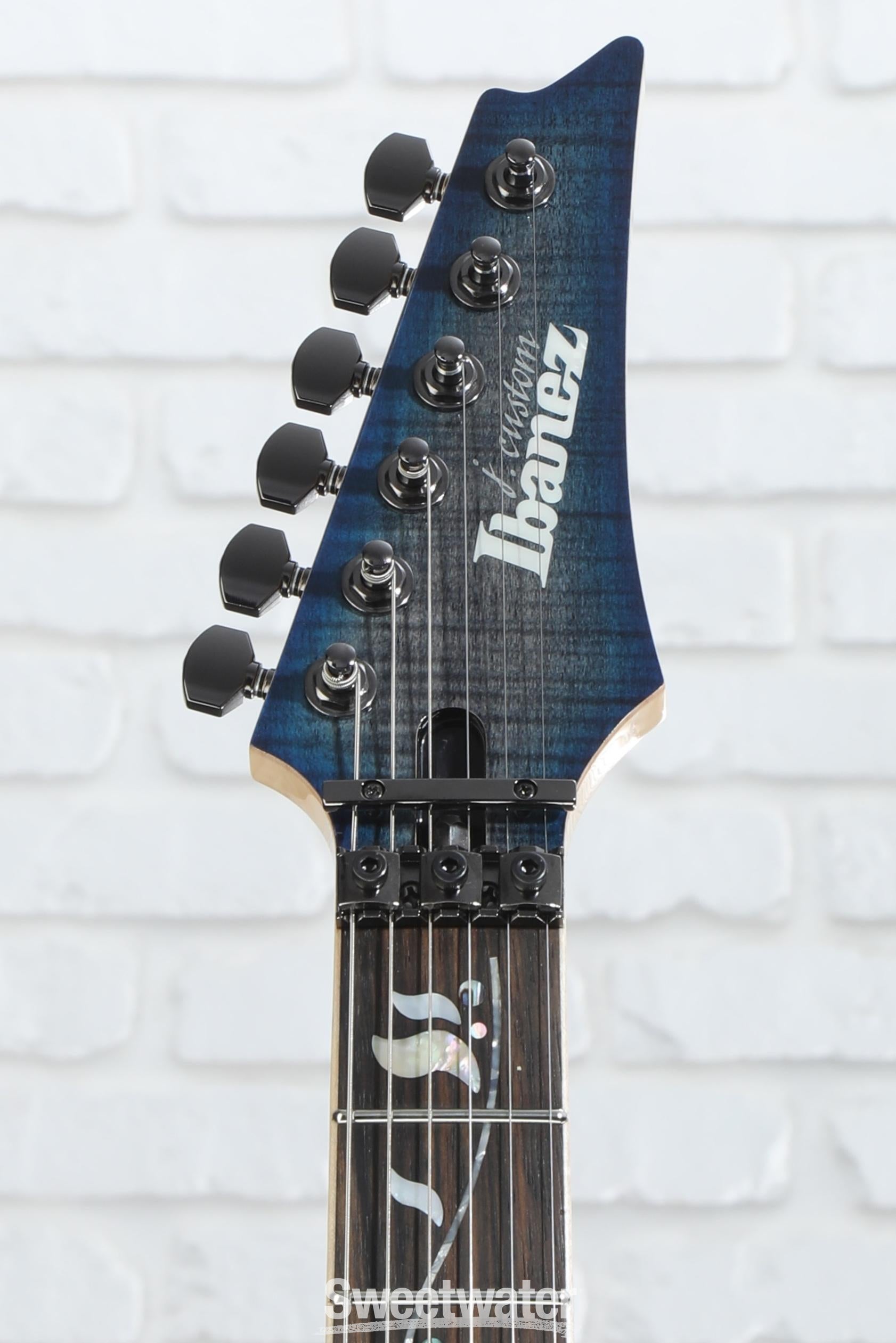 Ibanez J Custom RG8570 Electric Guitar - Sodalite, Sweetwater Exclusive