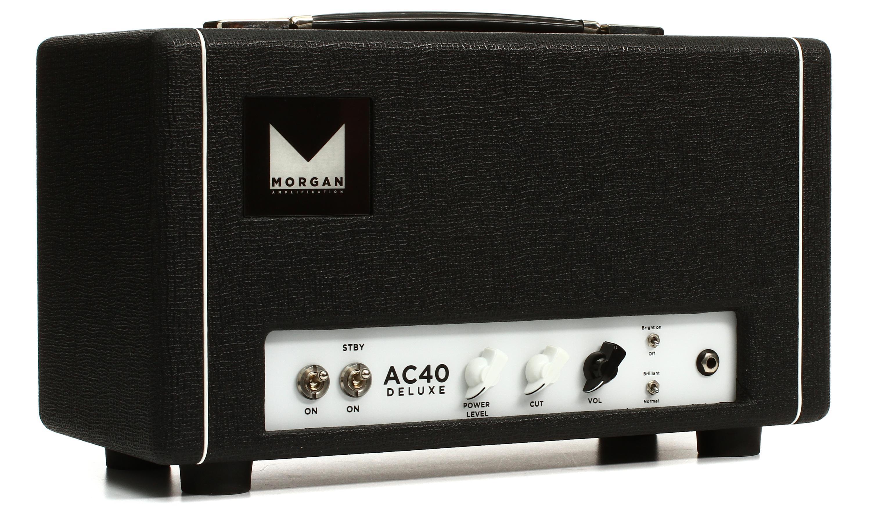 Morgan Amps AC40 Deluxe 40-watt Power-scaled Head - Black | Sweetwater