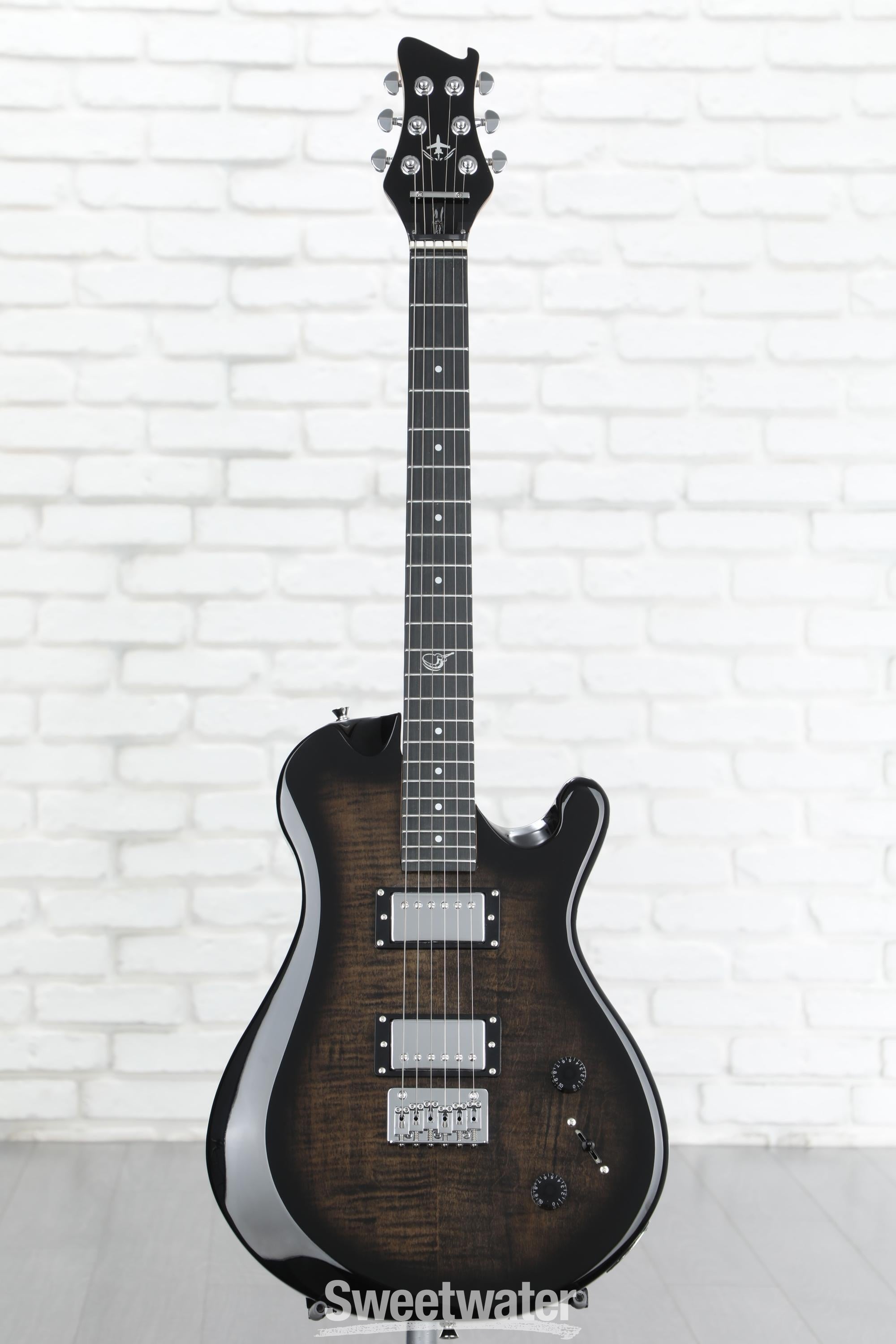 Journey Instruments OE990 Overhead Electric Collapsible Travel Guitar ...