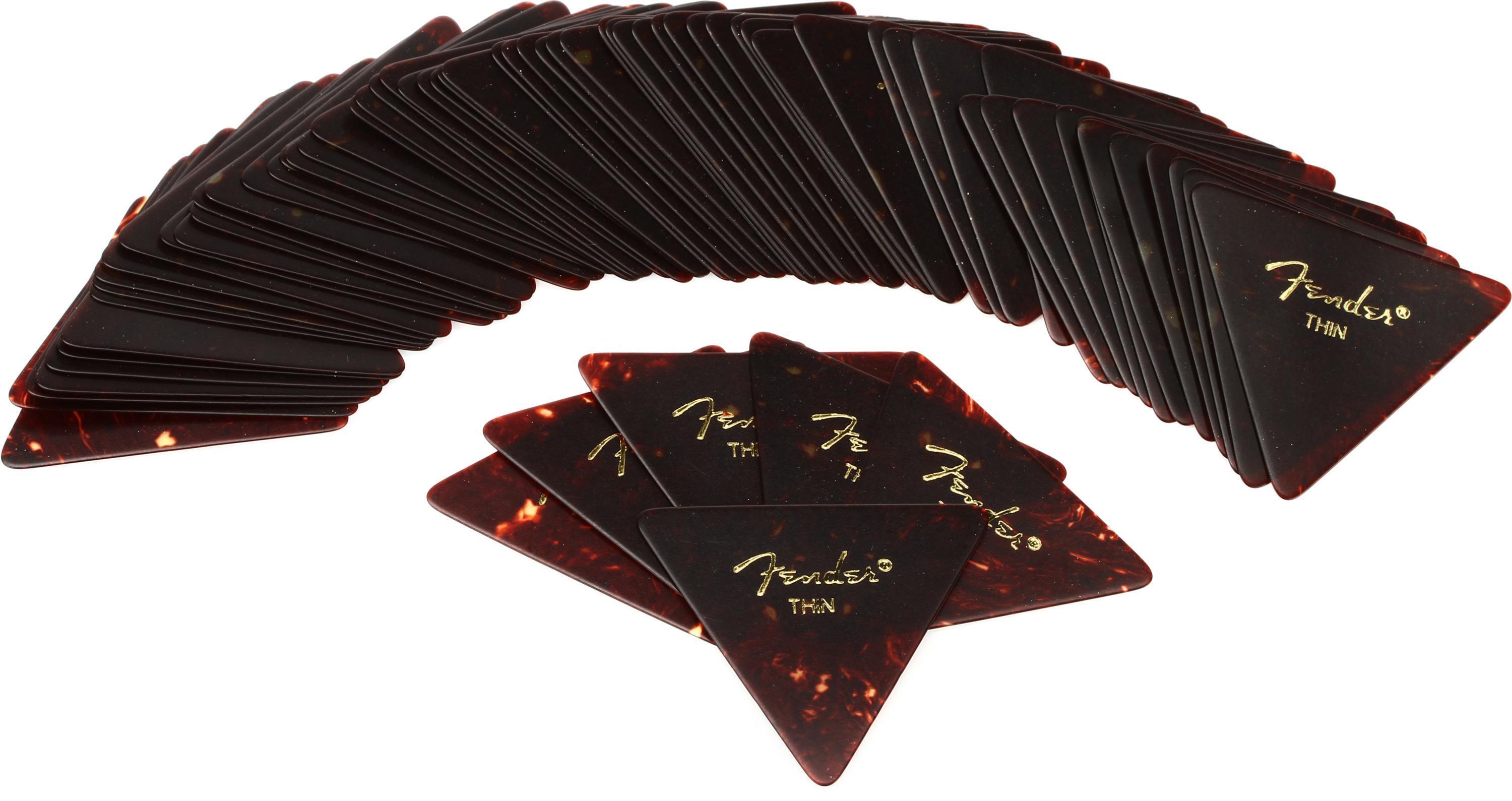 Fender 355 Shape Triangle Pick 72-Pack - Thin | Sweetwater