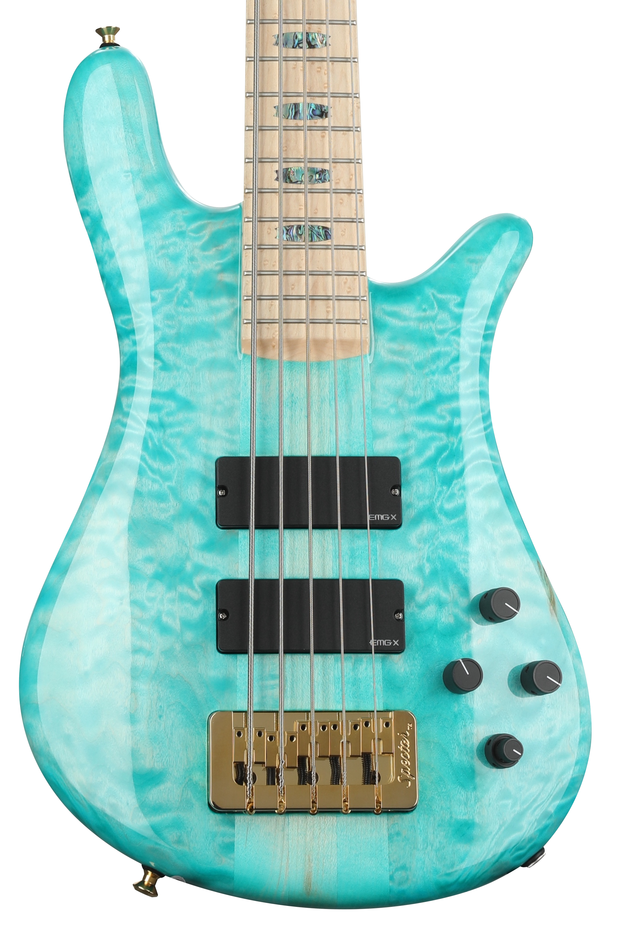 Spector USA NS-5 5-string Bass Guitar - Aquatic, Sweetwater Exclusive