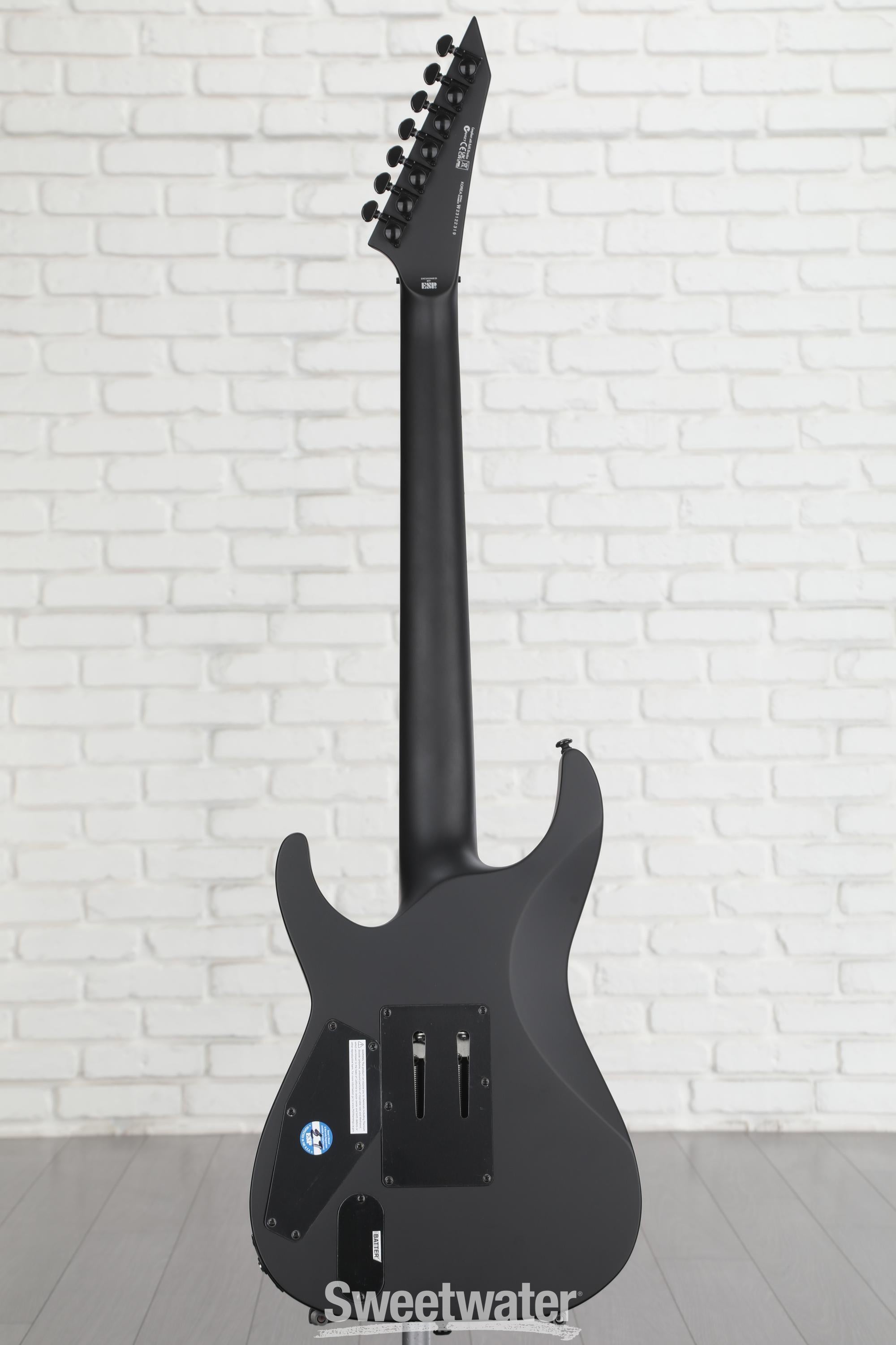 ESP LTD M-1007B 7-string Baritone Electric Guitar - Charcoal Burst ...