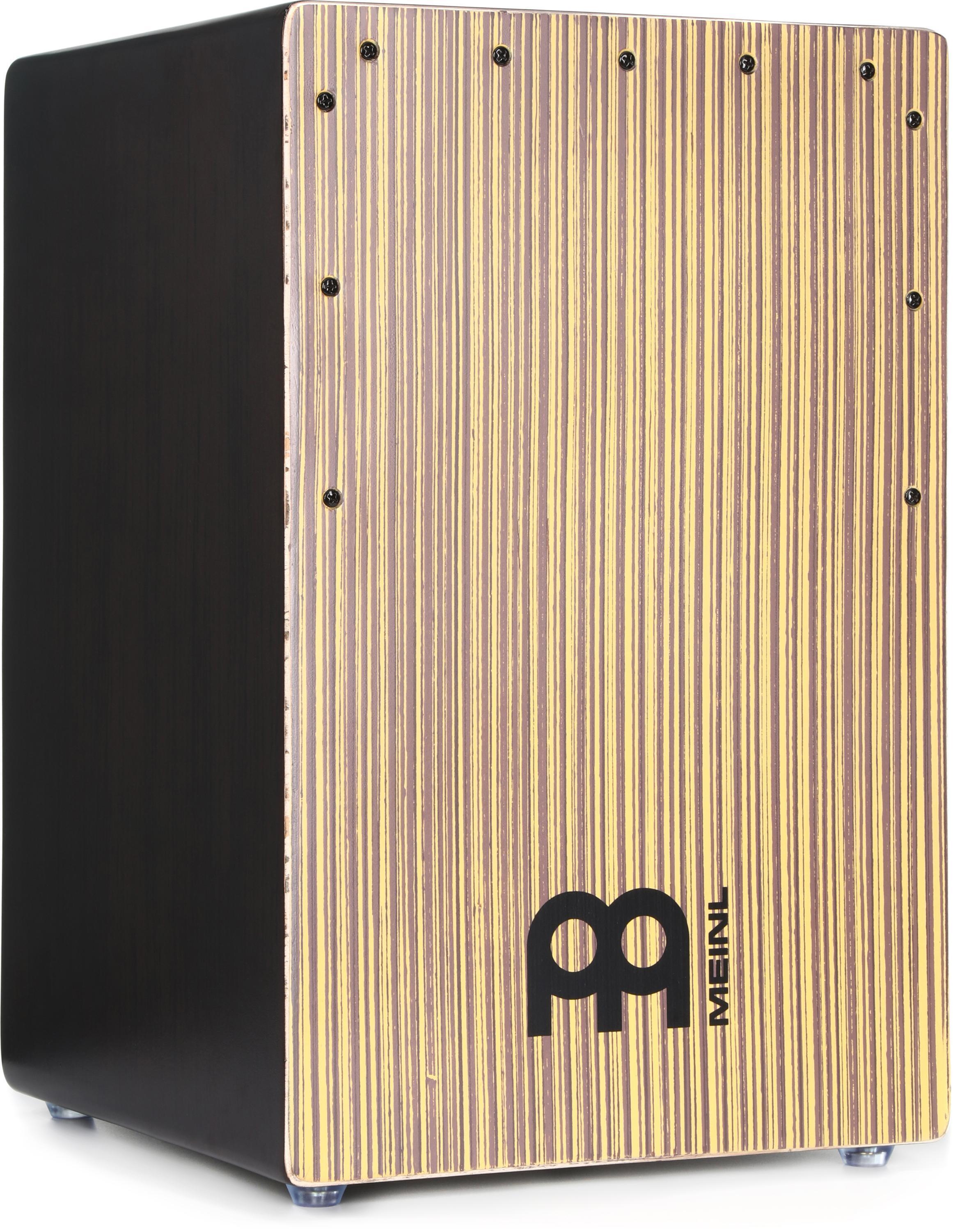 Meinl Percussion Jumbo Backbeat Bass Cajon - Savanna Stripe | Sweetwater