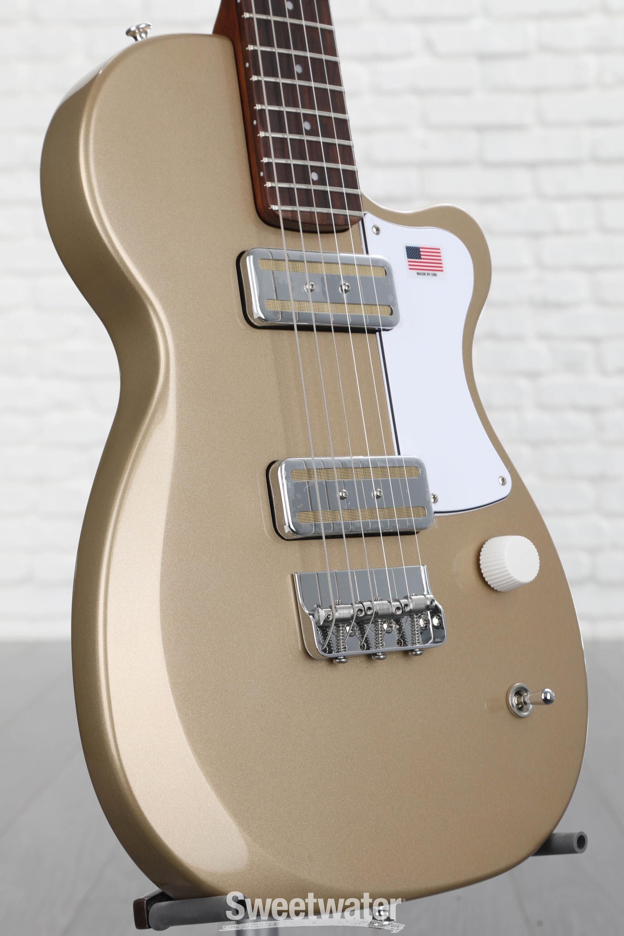 Harmony Juno Electric Guitar - Champagne with Rosewood Fingerboard ...