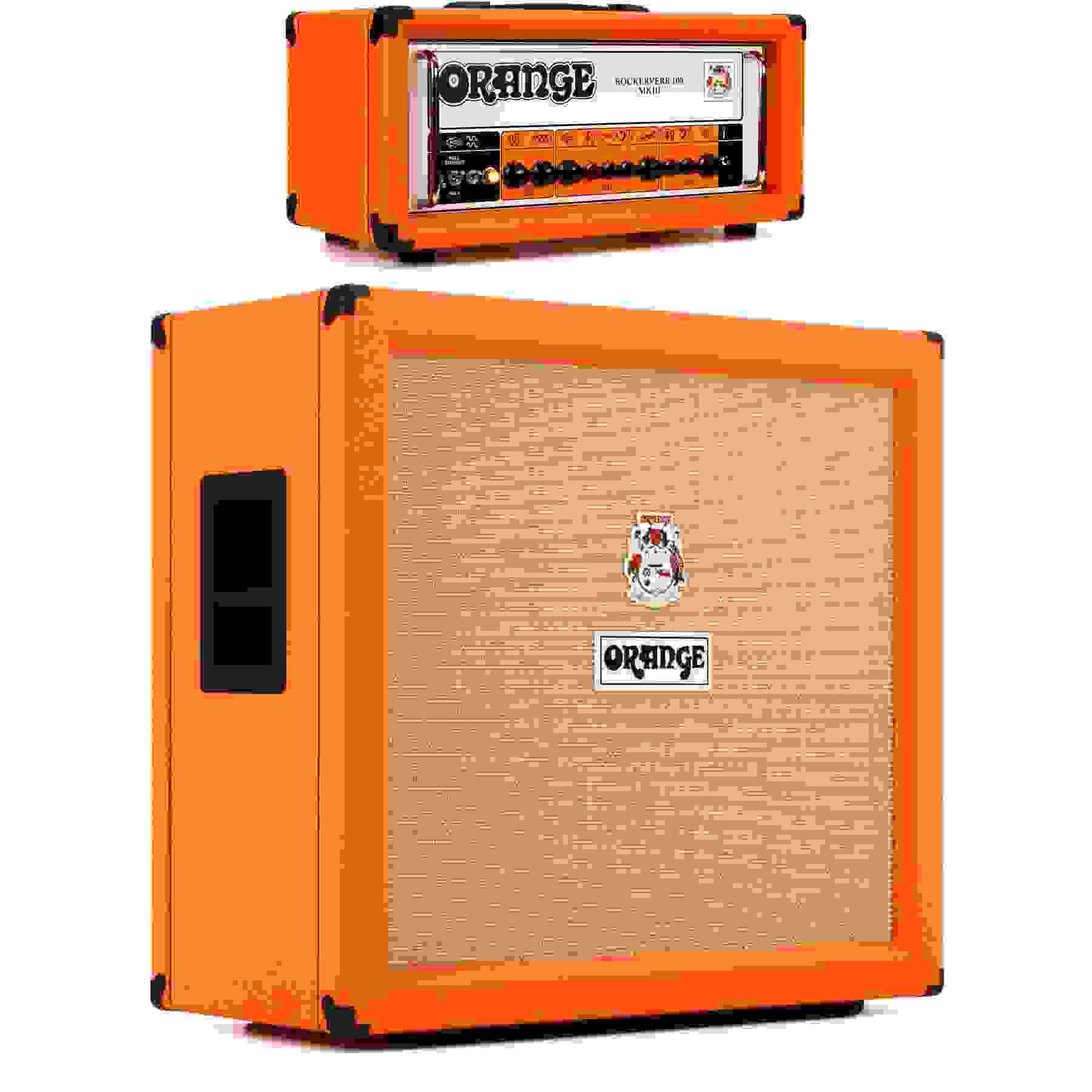 Orange Rockerverb 100 MKIII - 100-watt 2-channel Tube Head and 4x12 ...