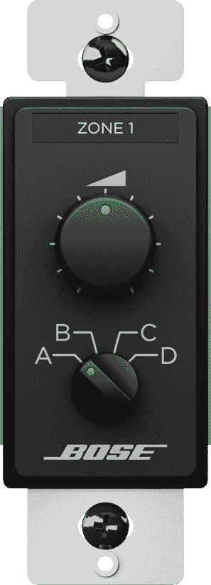 Bose Professional ControlCenter CC-3 Zone Controller - Black | Sweetwater