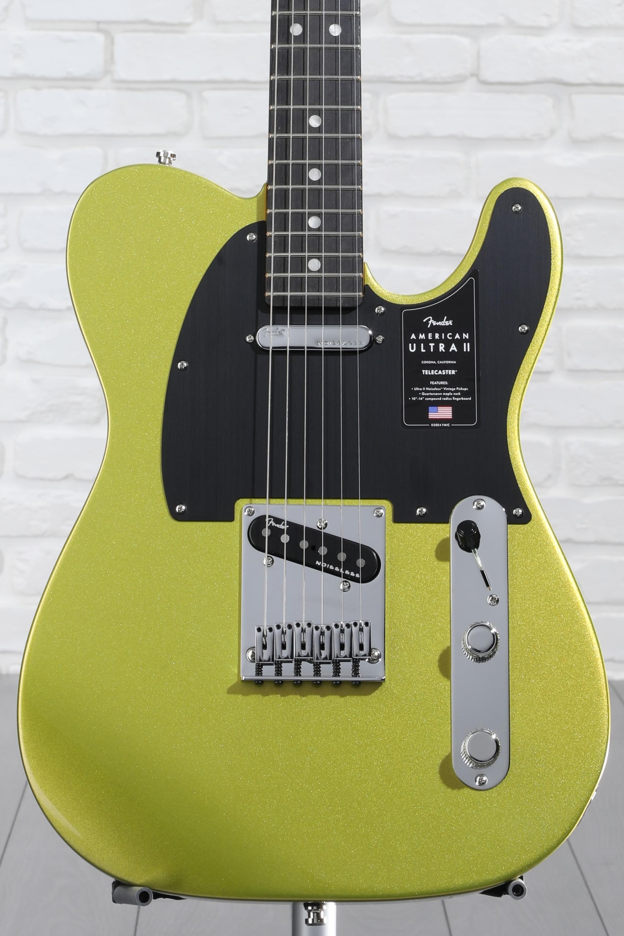 Fender American Ultra II Telecaster Electric Guitar - Solar Flare ...