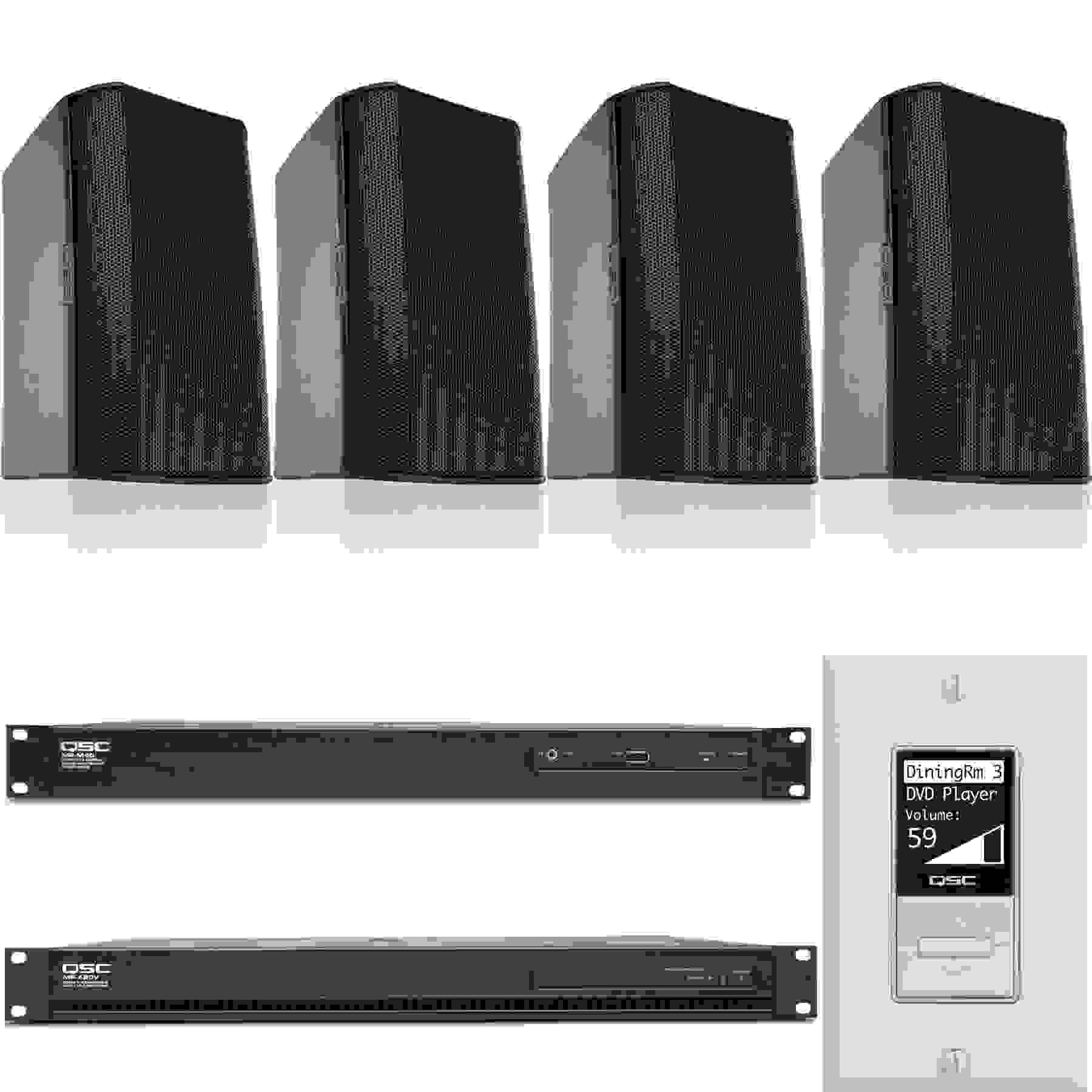 QSC Premium Small Restaurant Sound System | Sweetwater