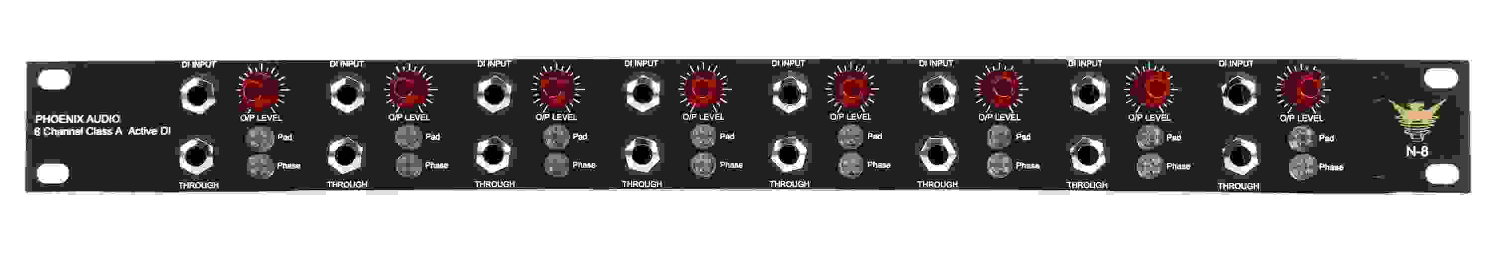 Phoenix Audio N-8 DI 8 Channel Rack Mount DI | Sweetwater