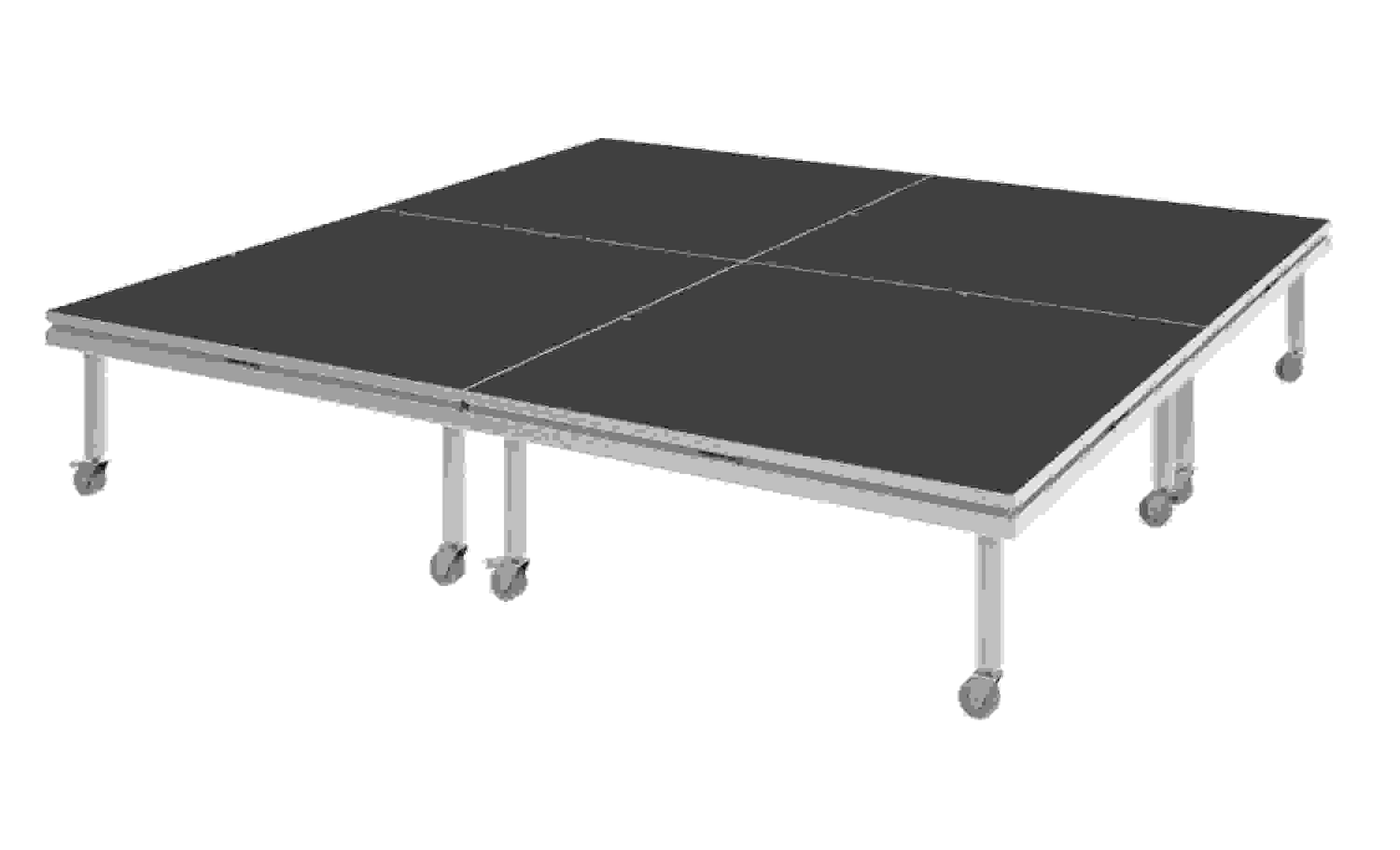 QuickLock QLM16DRUM8X8I 8x8 foot 16 inch Tall Mobile Drum Riser ...