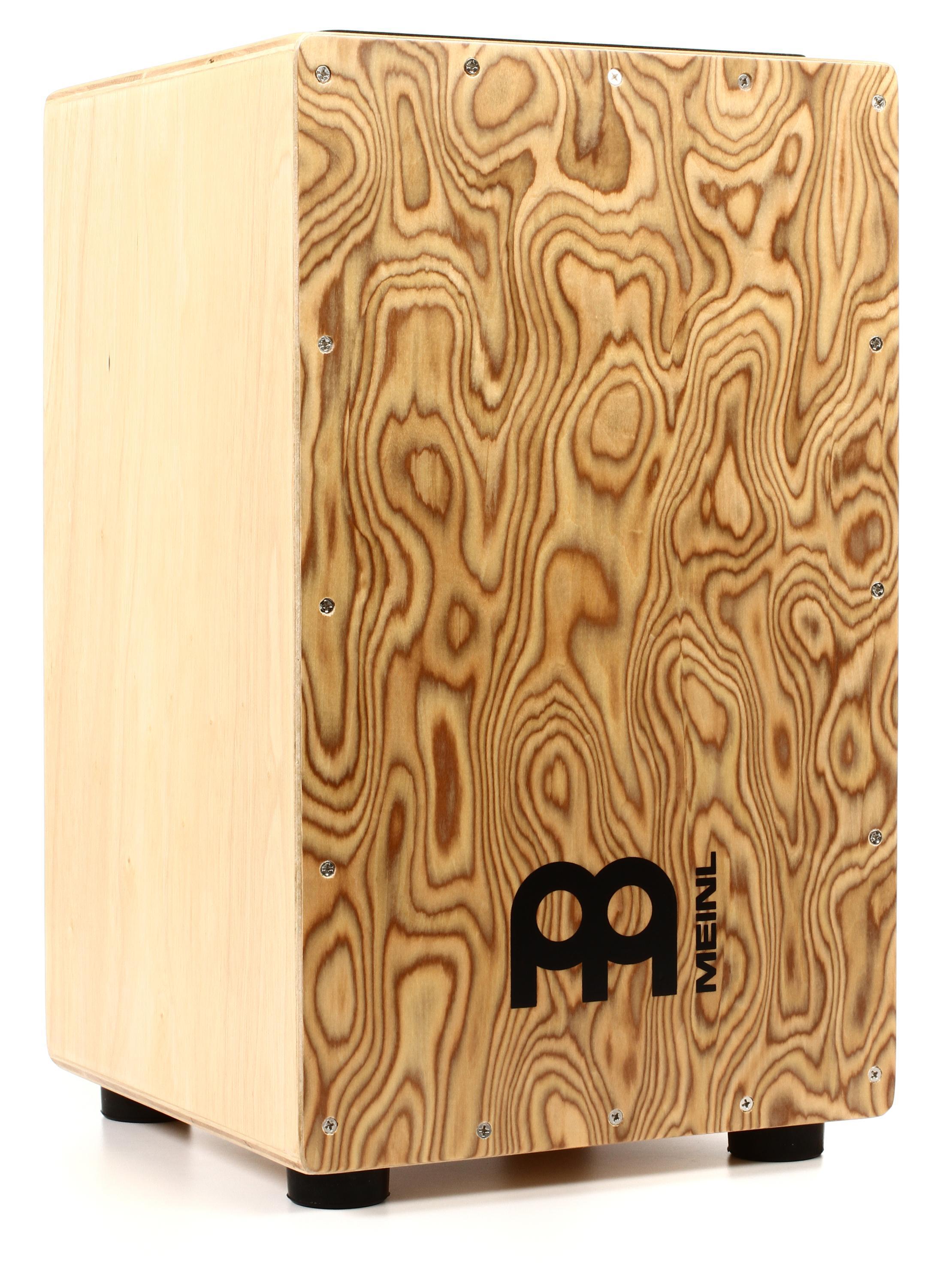 Meinl Percussion Traditional String Cajon - Makah-Burl Frontplate ...