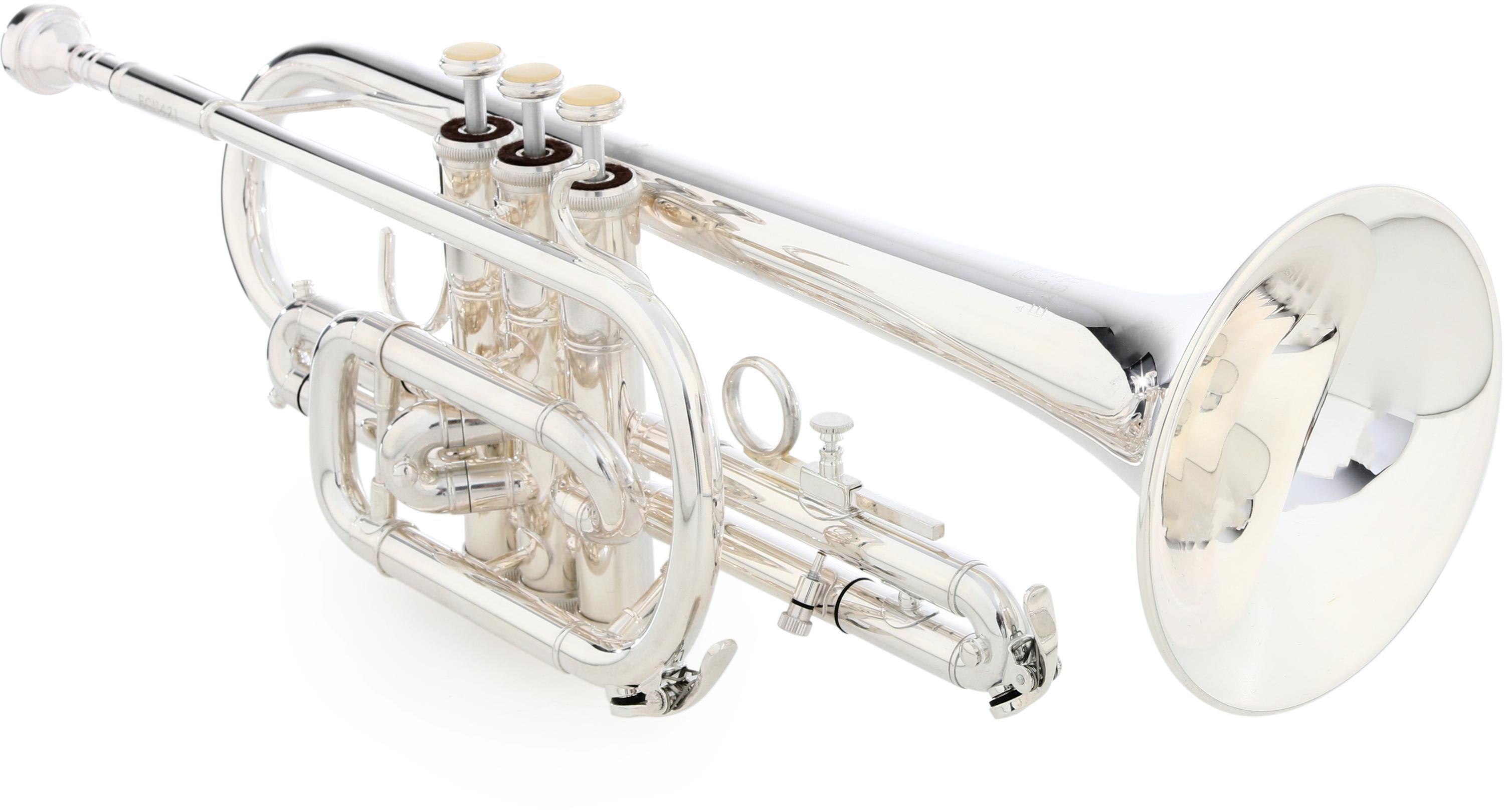 Eastman ECN421S Student Series Bb Cornet - Silver-plated | Sweetwater