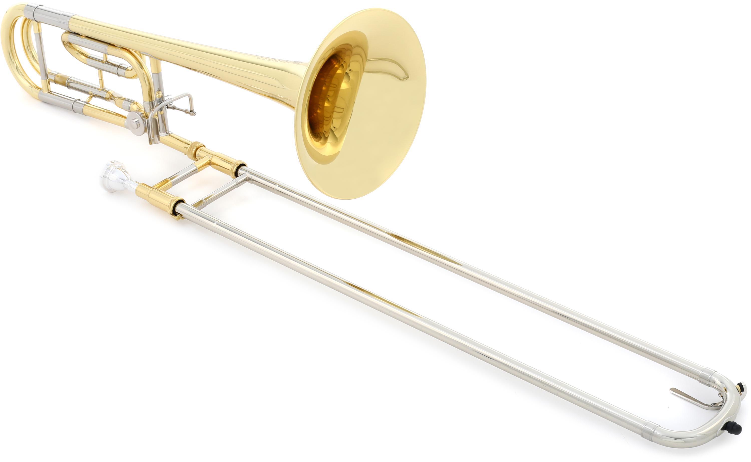 Jupiter JTB1150F Intermediate Trombone - F Attachment - Clear Lacquer ...
