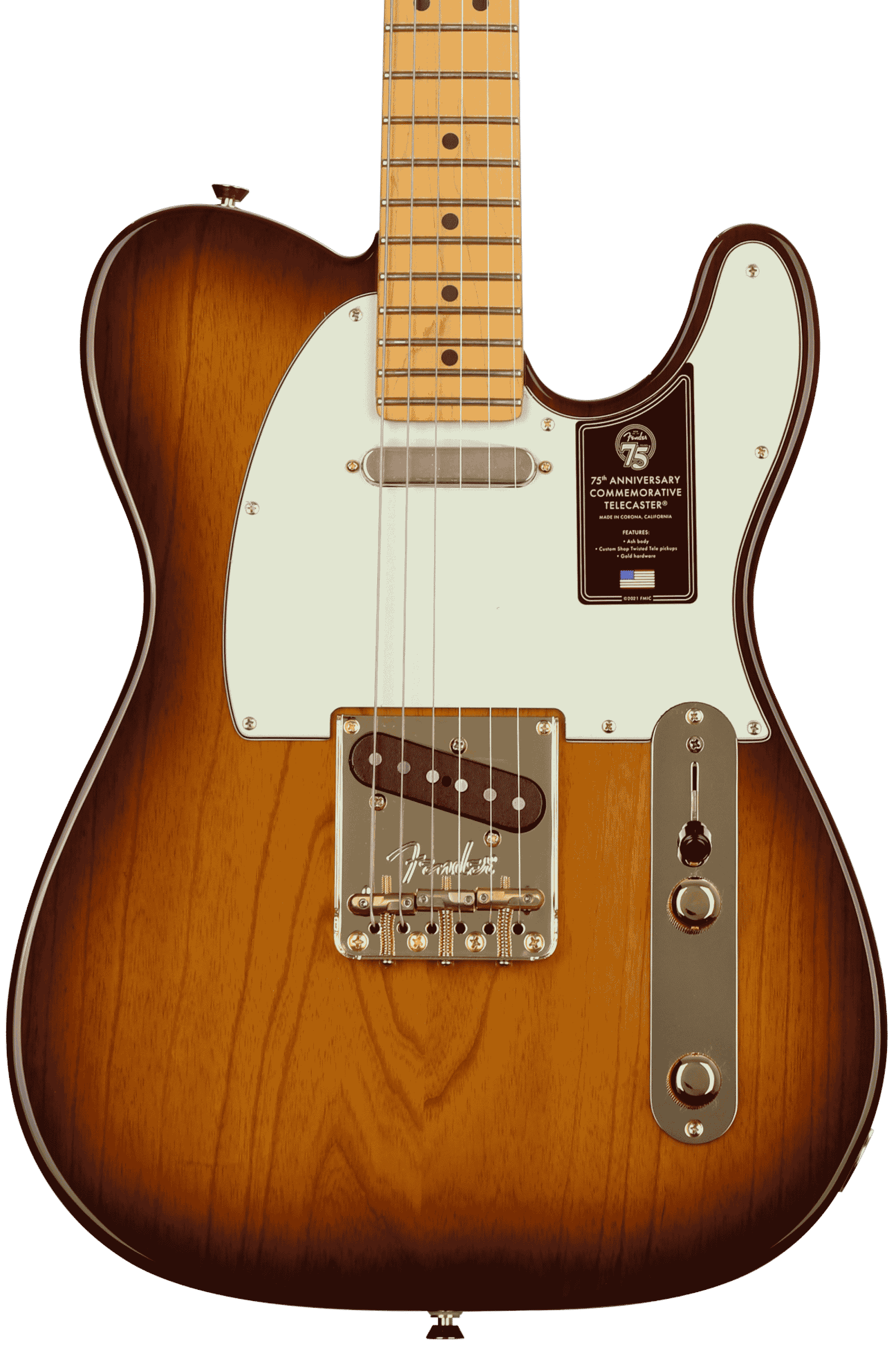 Fender 75th Anniversary Commemorative Telecaster - 2-color Bourbon ...