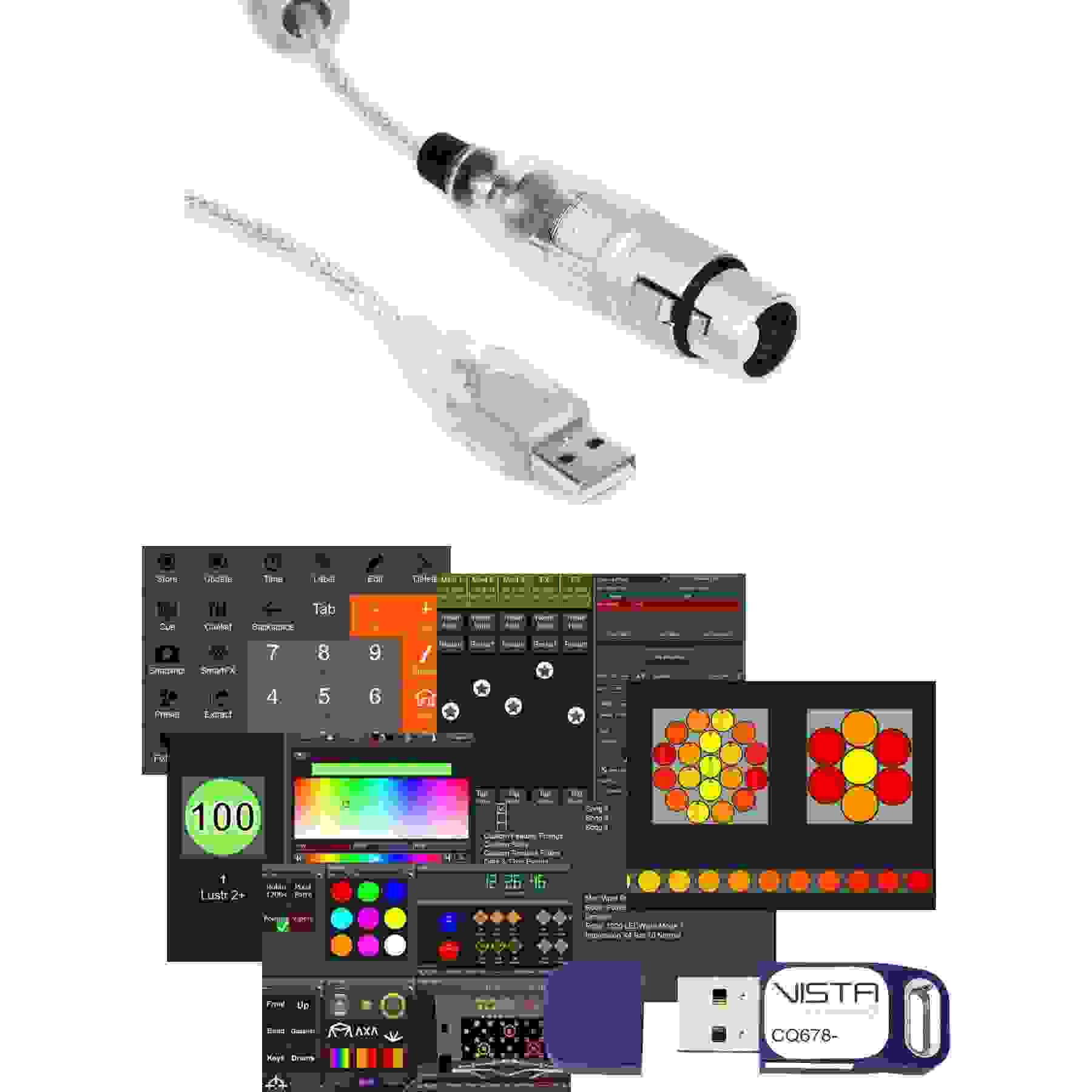 Chroma-Q UD512 USB DMX Lighting Interface with Software Lighting ...