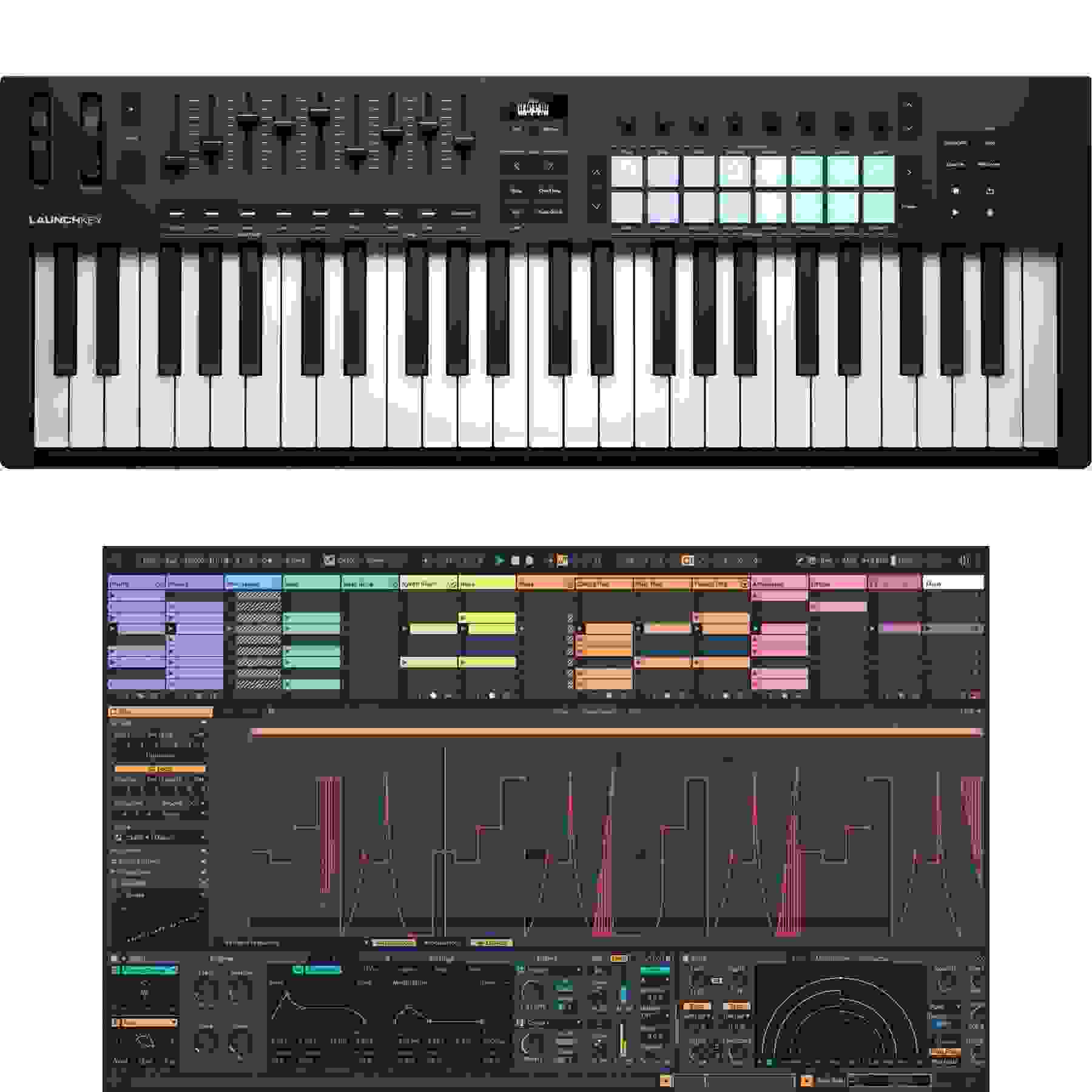 Novation Launchkey 49 MK4 49-key Keyboard Controller with Ableton Live ...