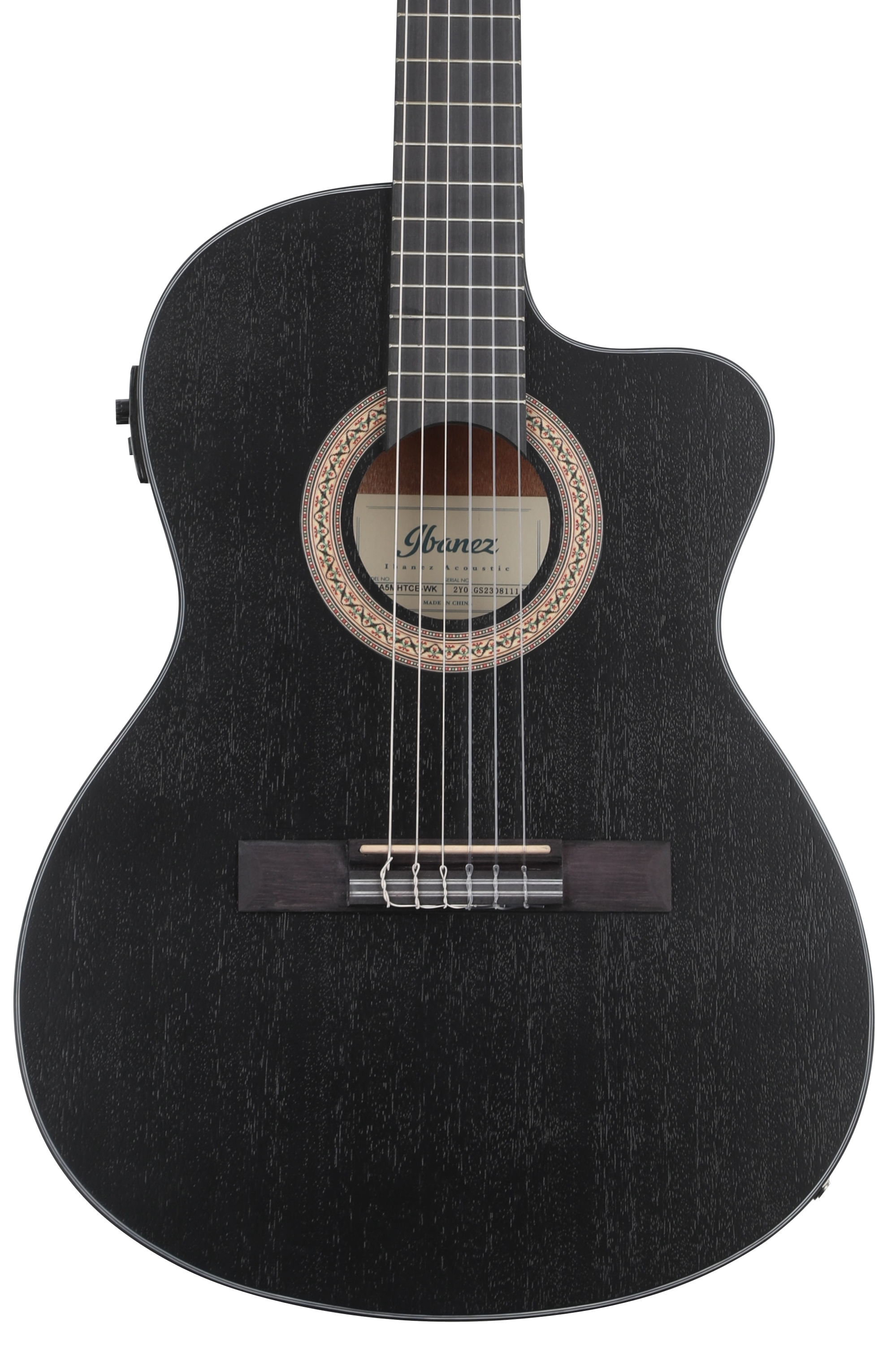 Ibanez GA5MHTCE Acoustic-electric Nylon-string Guitar - Black | Sweetwater