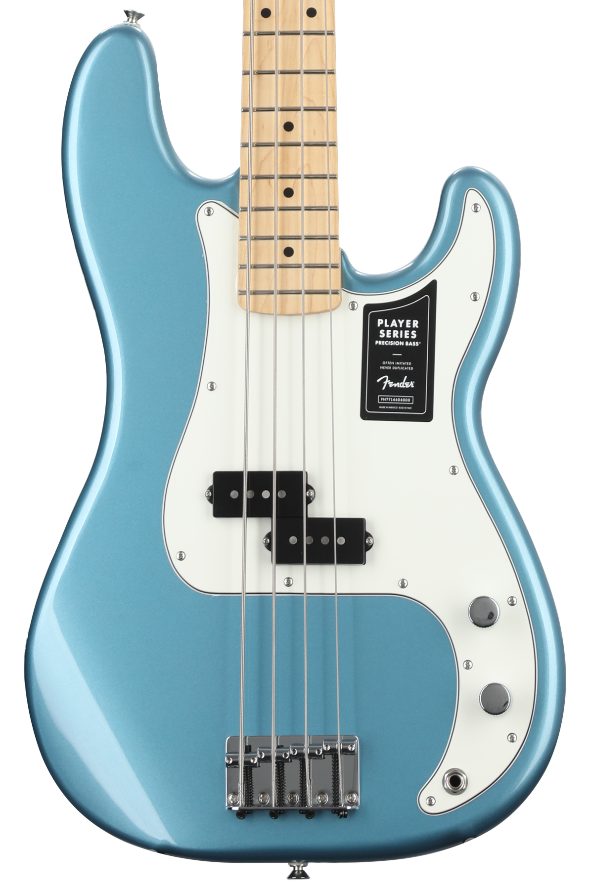 Fender Player Precision Bass - Tidepool with Maple Fingerboard | Sweetwater
