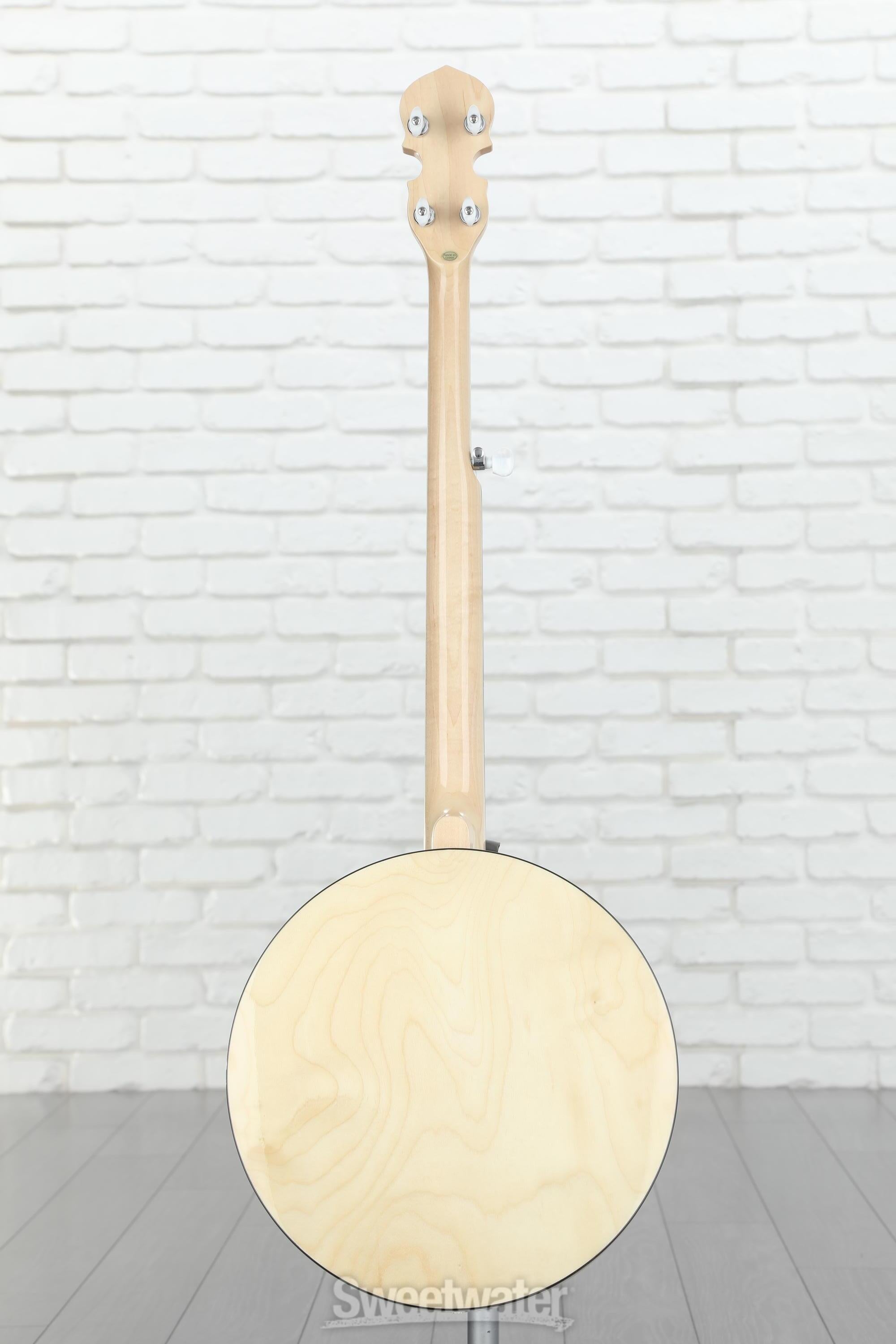Gold Tone CC-100RW Cripple Creek Resonator Banjo with Wide Fingerboard ...