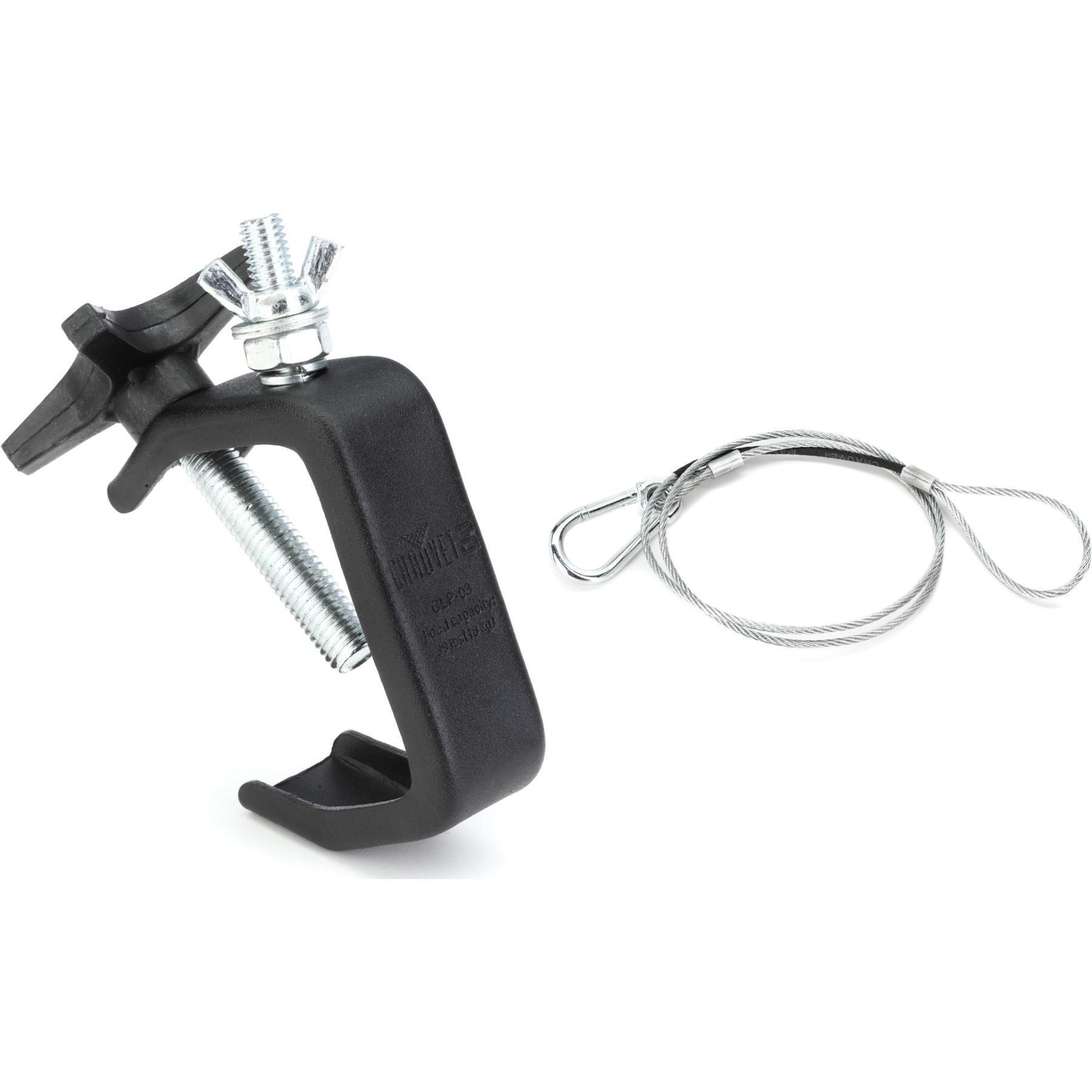 Chauvet DJ CLP-03 Light-duty C-Clamp with Safety Cable | Sweetwater