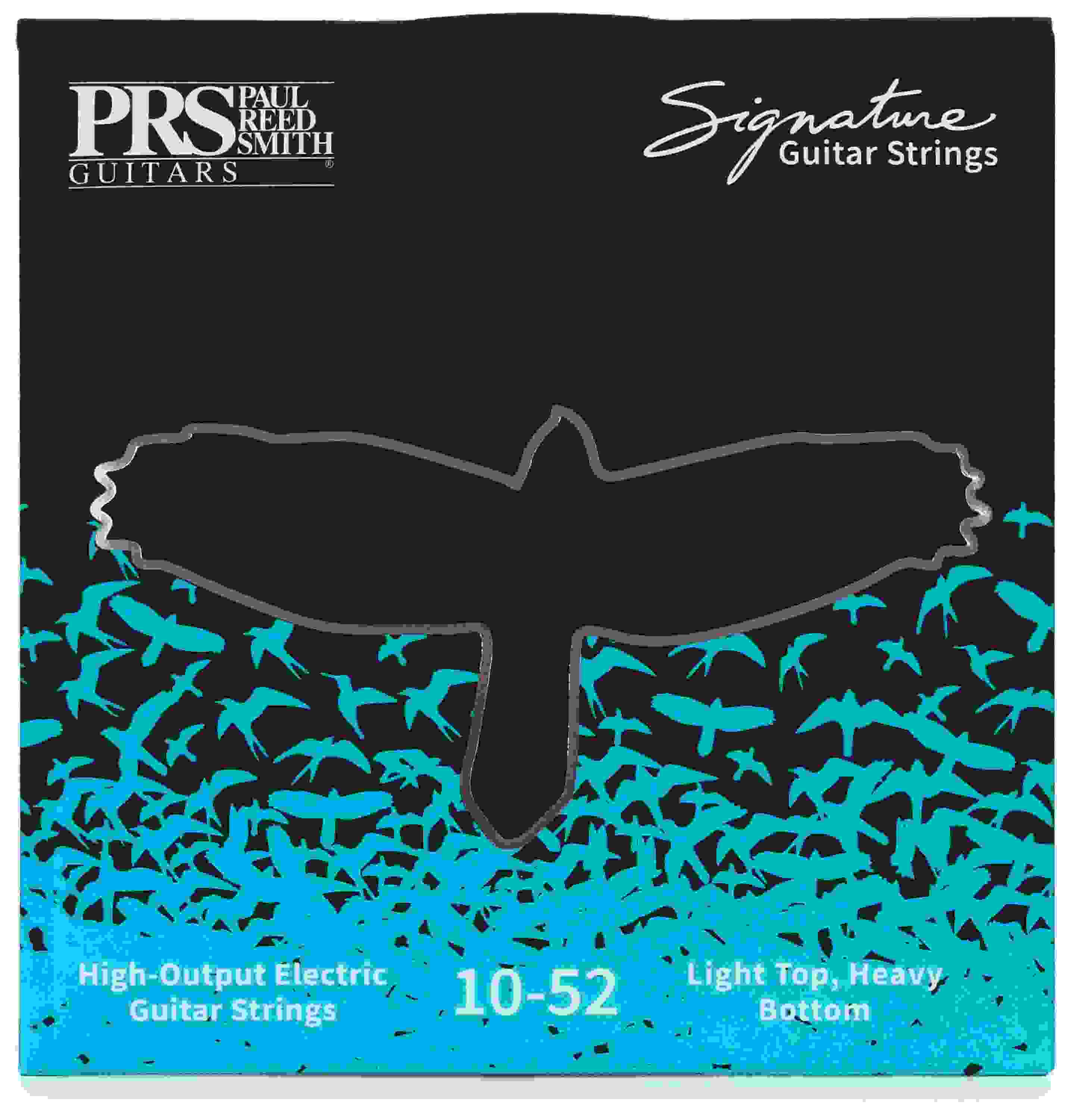 PRS Signature Electric Guitar Strings - .010-.052 Light Top Heavy ...