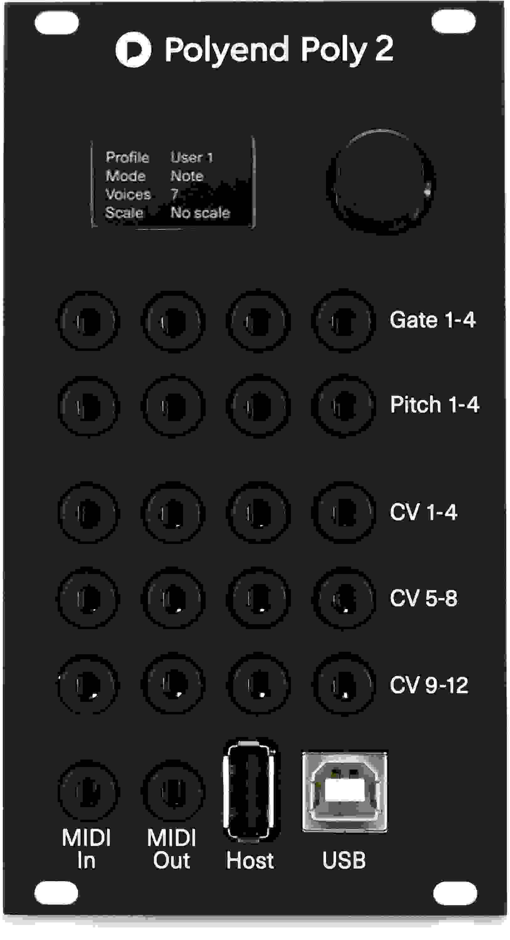 Polyend Poly 2 MIDI and USB to CV/Gate Eurorack Module | Sweetwater