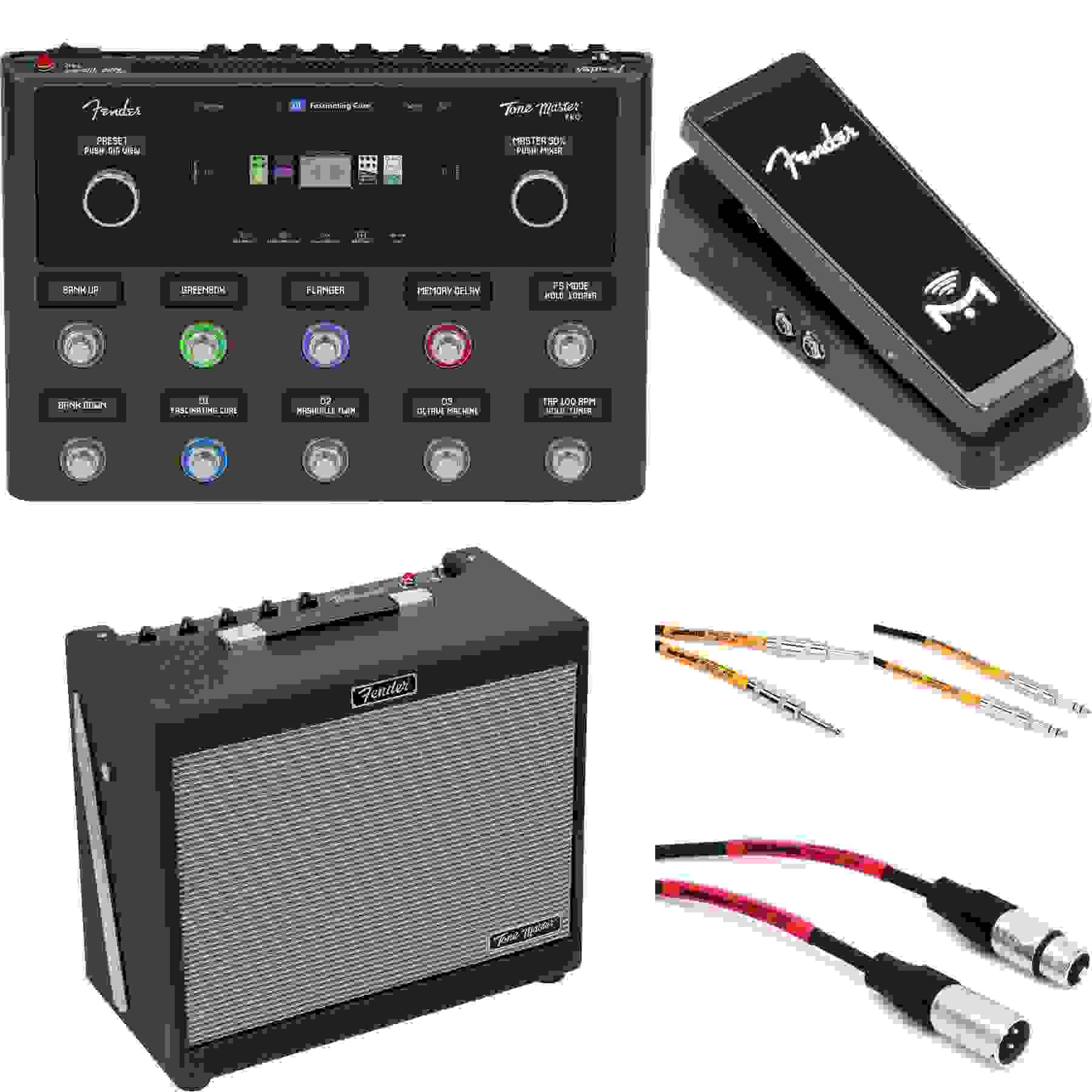 Fender Tone Master Pro Multi-effects Guitar Workstation and FR-10 1x10 ...