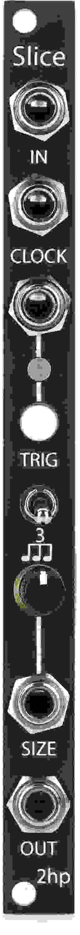 2HP Slice Beat Repeat/Glitch Eurorack Module - Black | Sweetwater