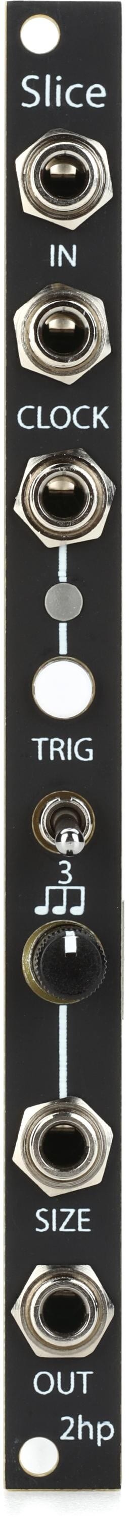 2HP Slice Beat Repeat/Glitch Eurorack Module - Black | Sweetwater