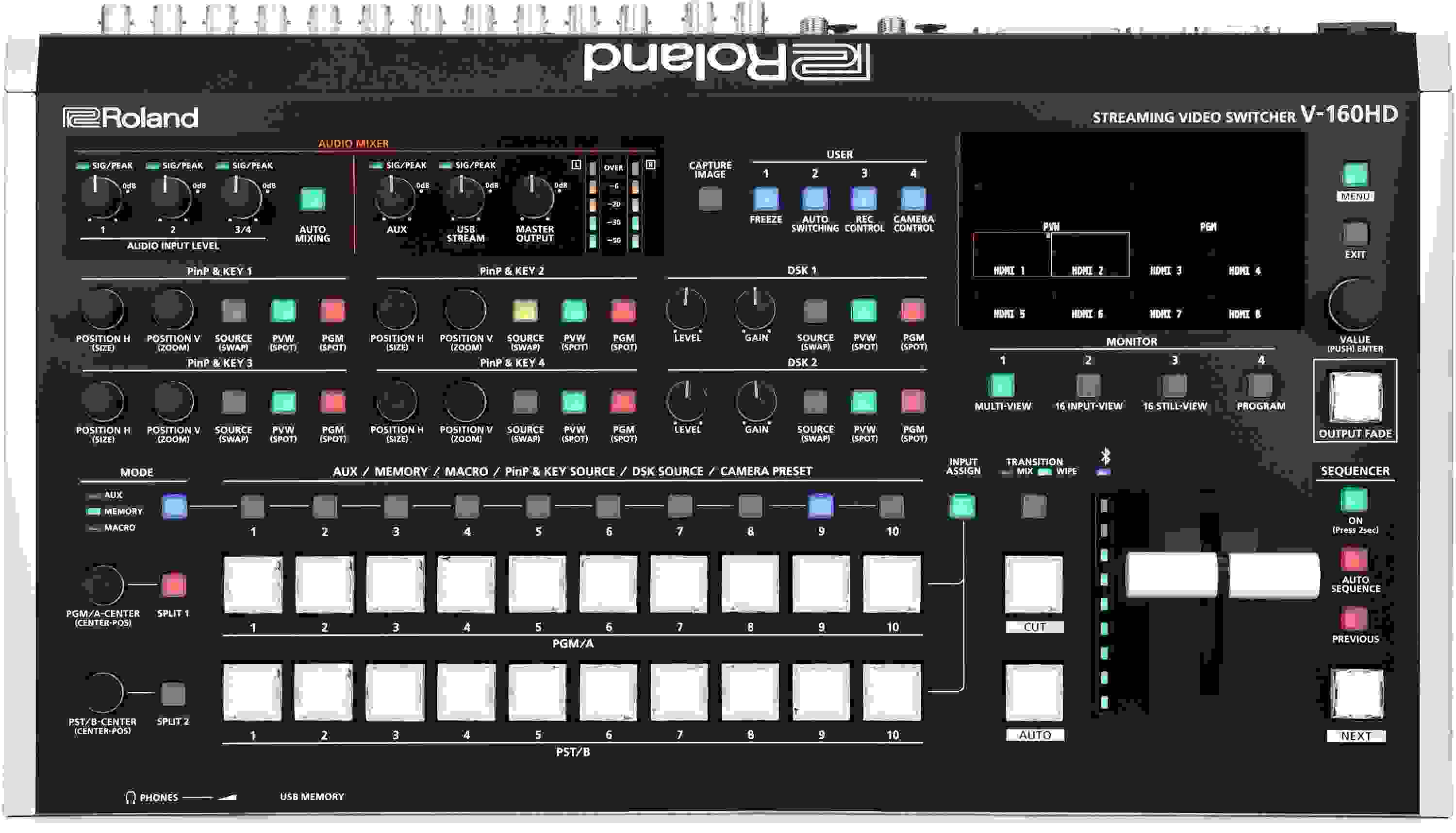 Roland V-160HD Streaming Video Switcher | Sweetwater