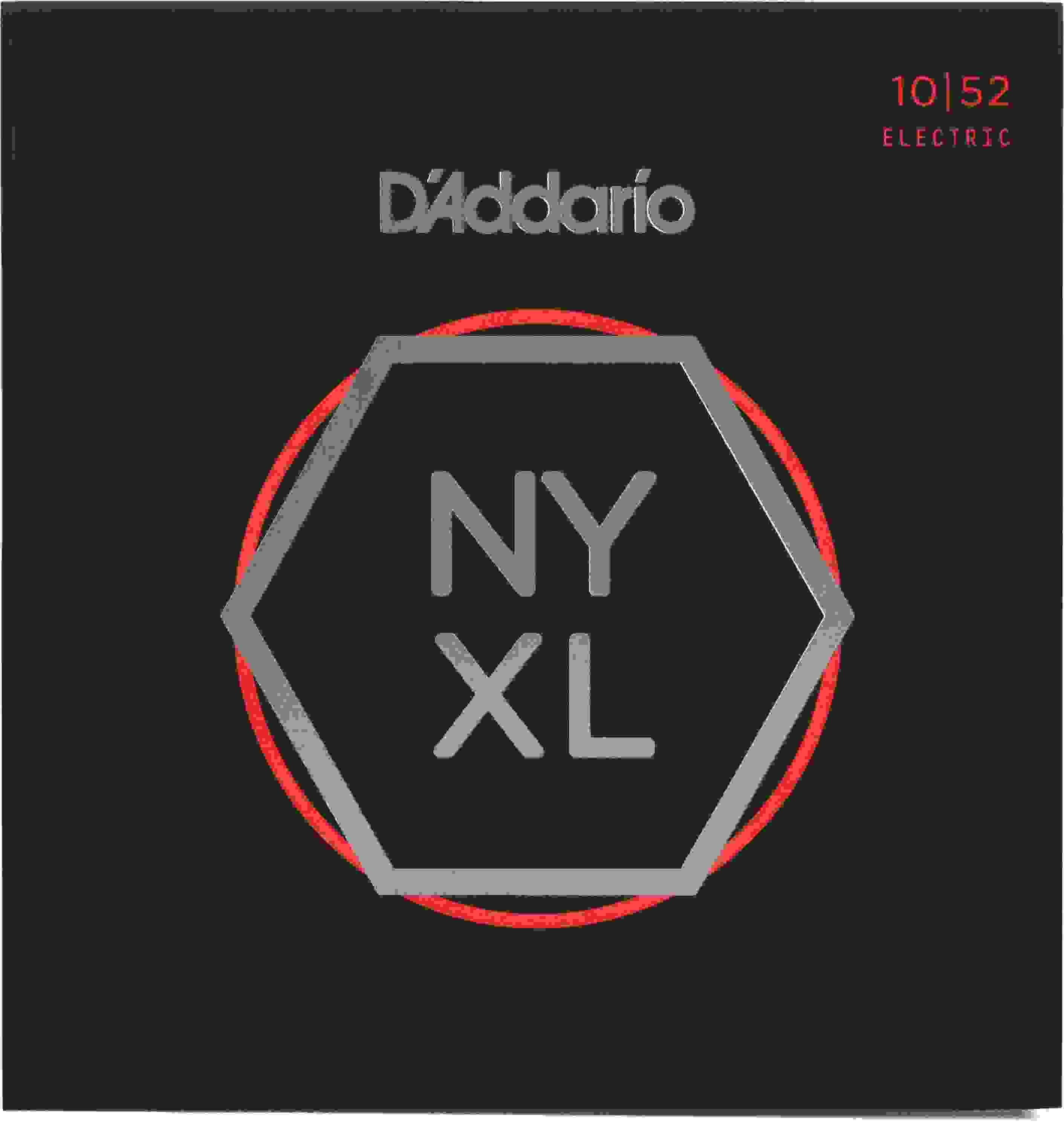 D'Addario NYXL Electric Guitar Strings - .010-.052 Light Top/Heavy ...