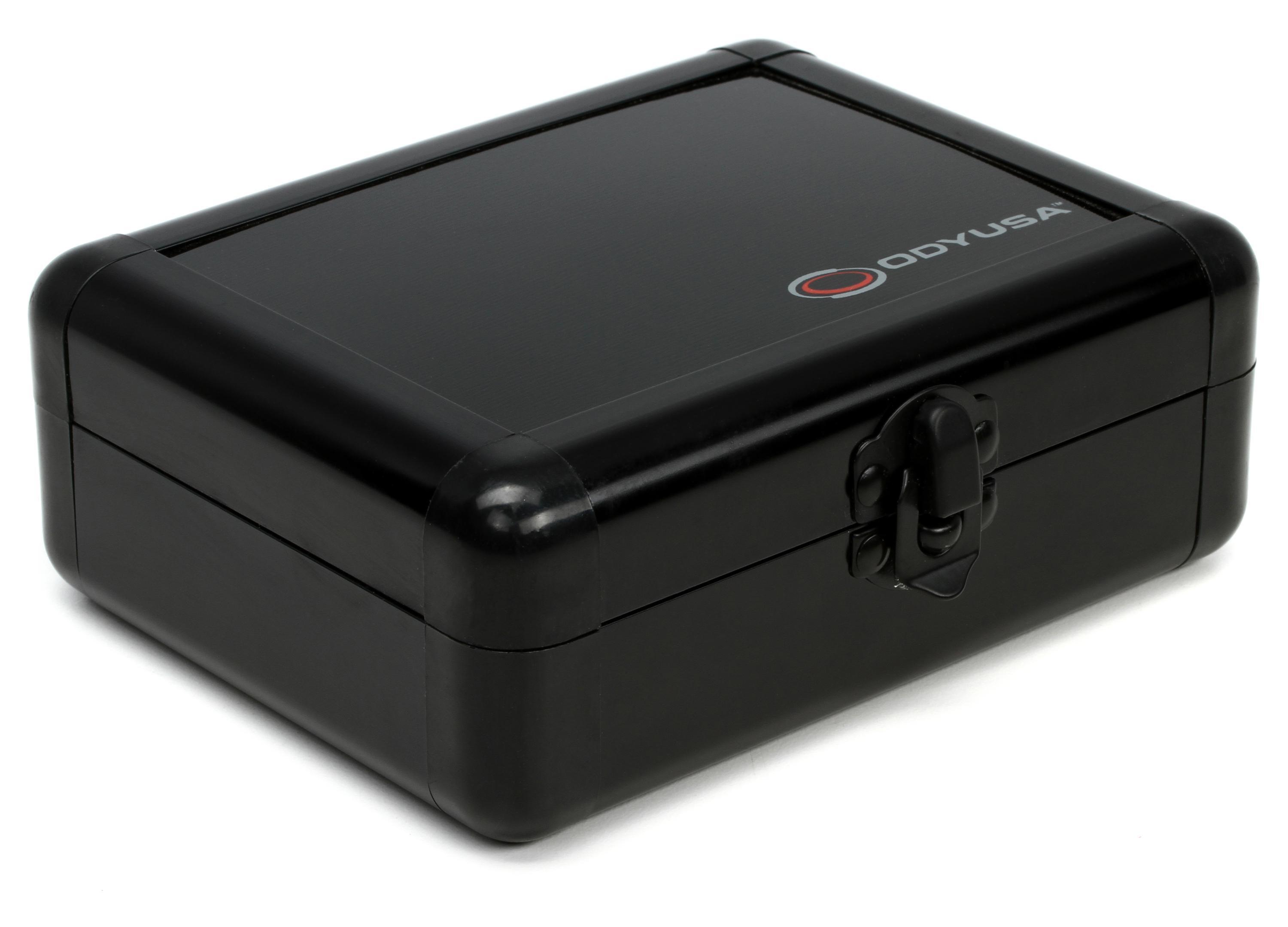Odyssey KCC2PR2BL Dual Turntable Cartridge Case - Black | Sweetwater
