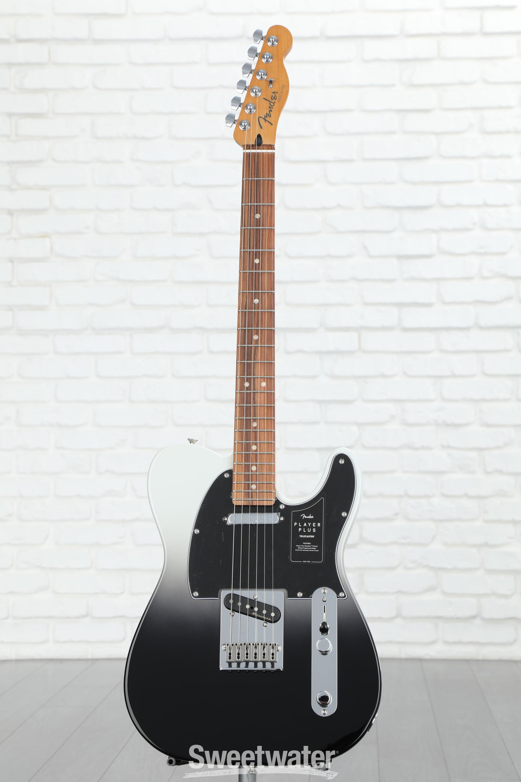 Fender Player Plus Telecaster - Silver Smoke with Pau Ferro Fingerboard ...