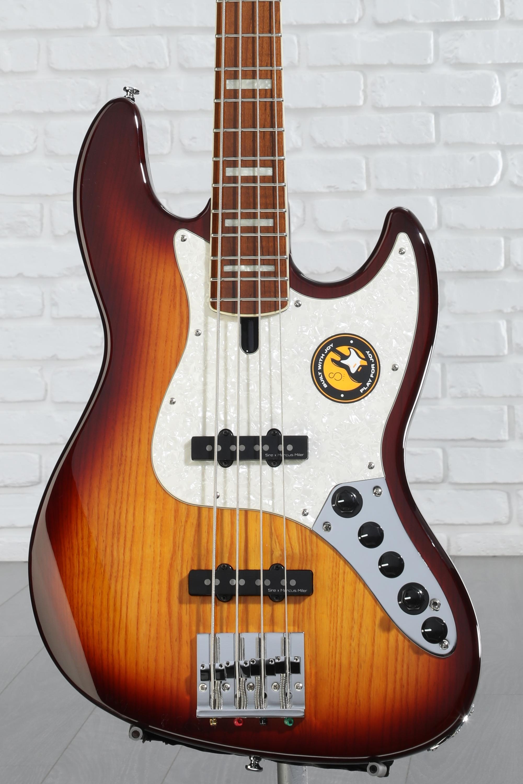 Sire Marcus Miller V8 4-string Bass Guitar - Tobacco Sunburst | Sweetwater