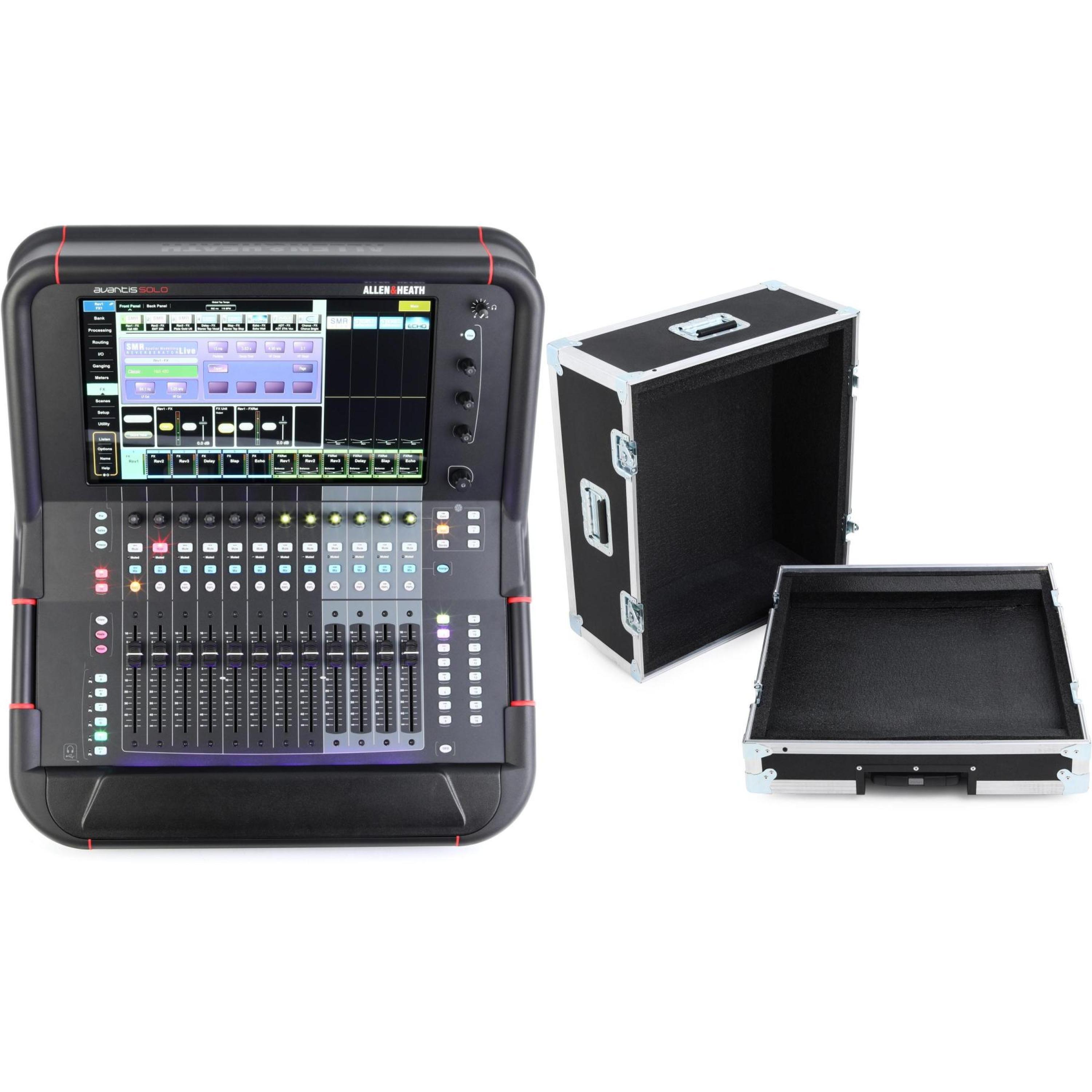Allen & Heath Avantis Solo 64-channel Digital Mixer with Flight Case ...