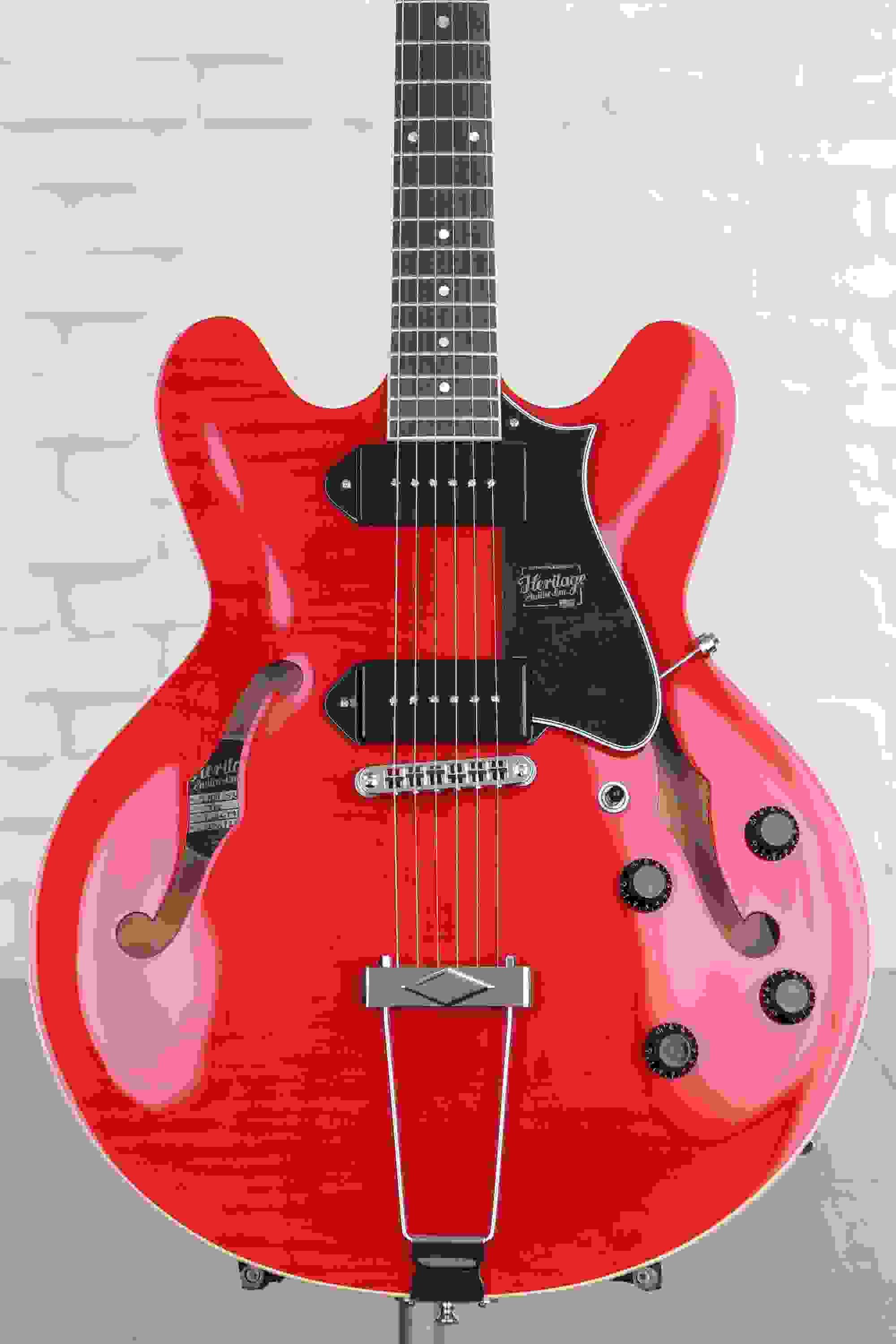 Heritage Standard H-530 Hollowbody Electric Guitar - Trans Cherry | Sweetwater