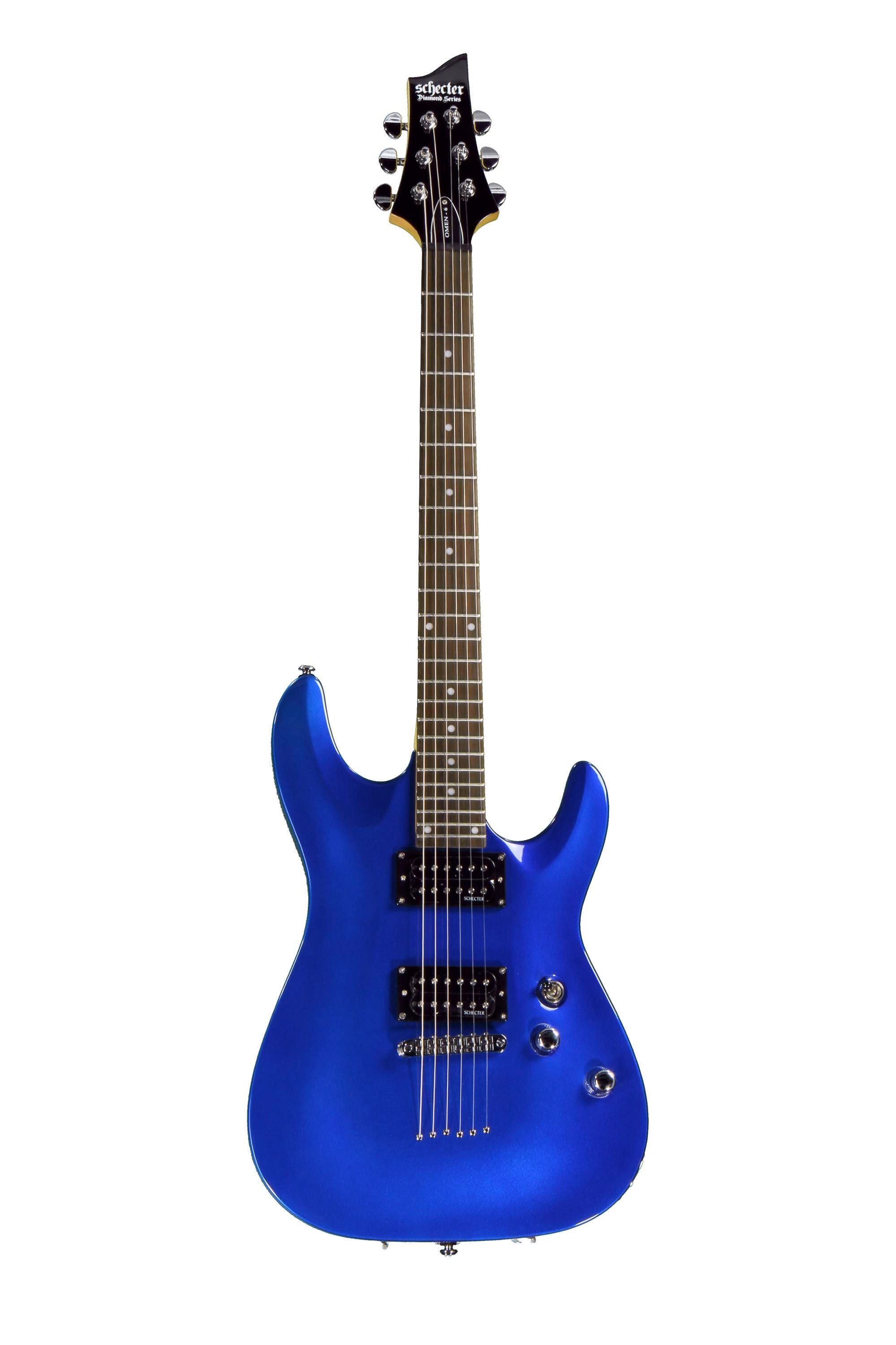 Schecter Omen-6 - Electric Blue | Sweetwater