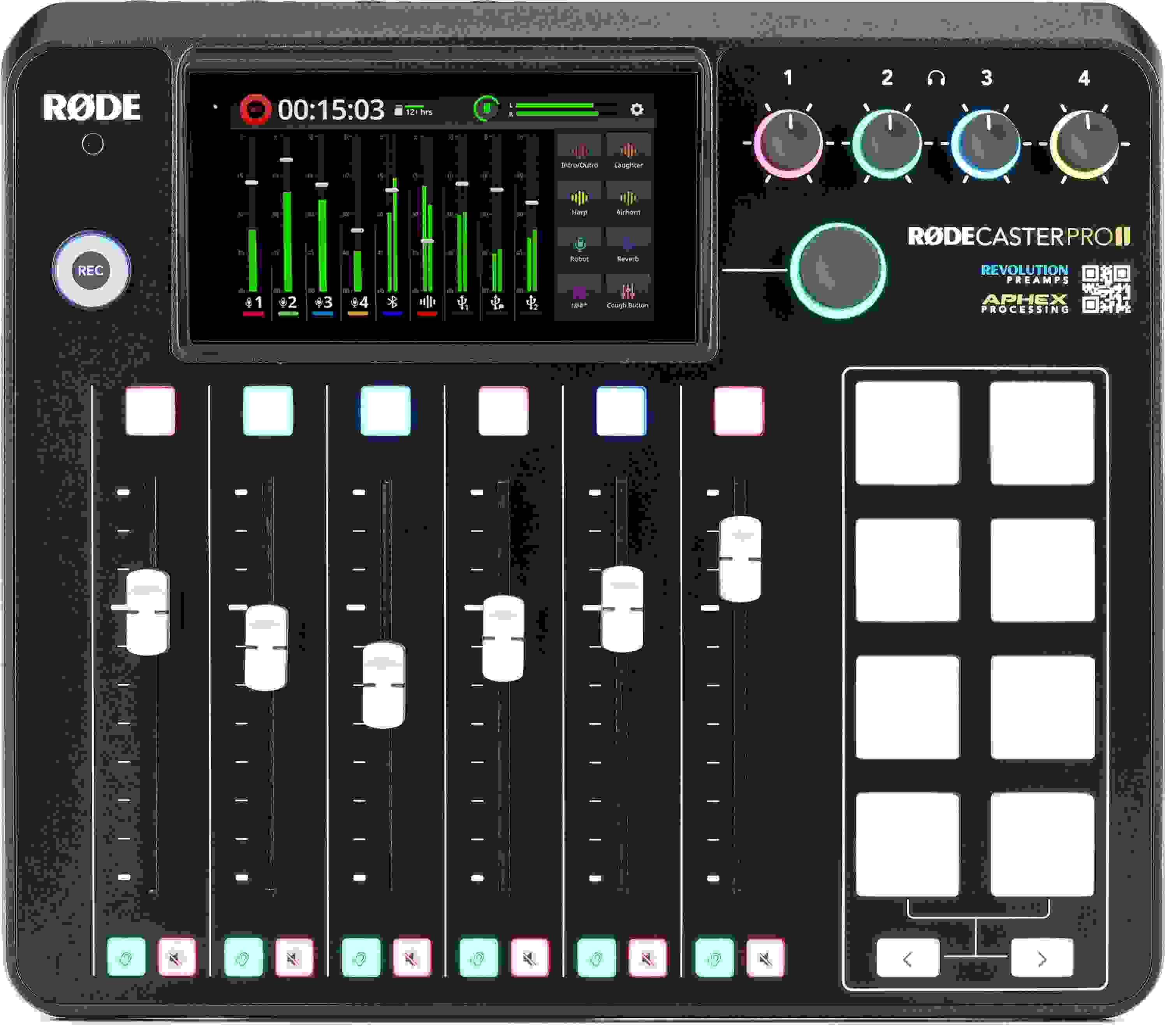 Rode RODECaster Pro II Podcast Production Console | Sweetwater