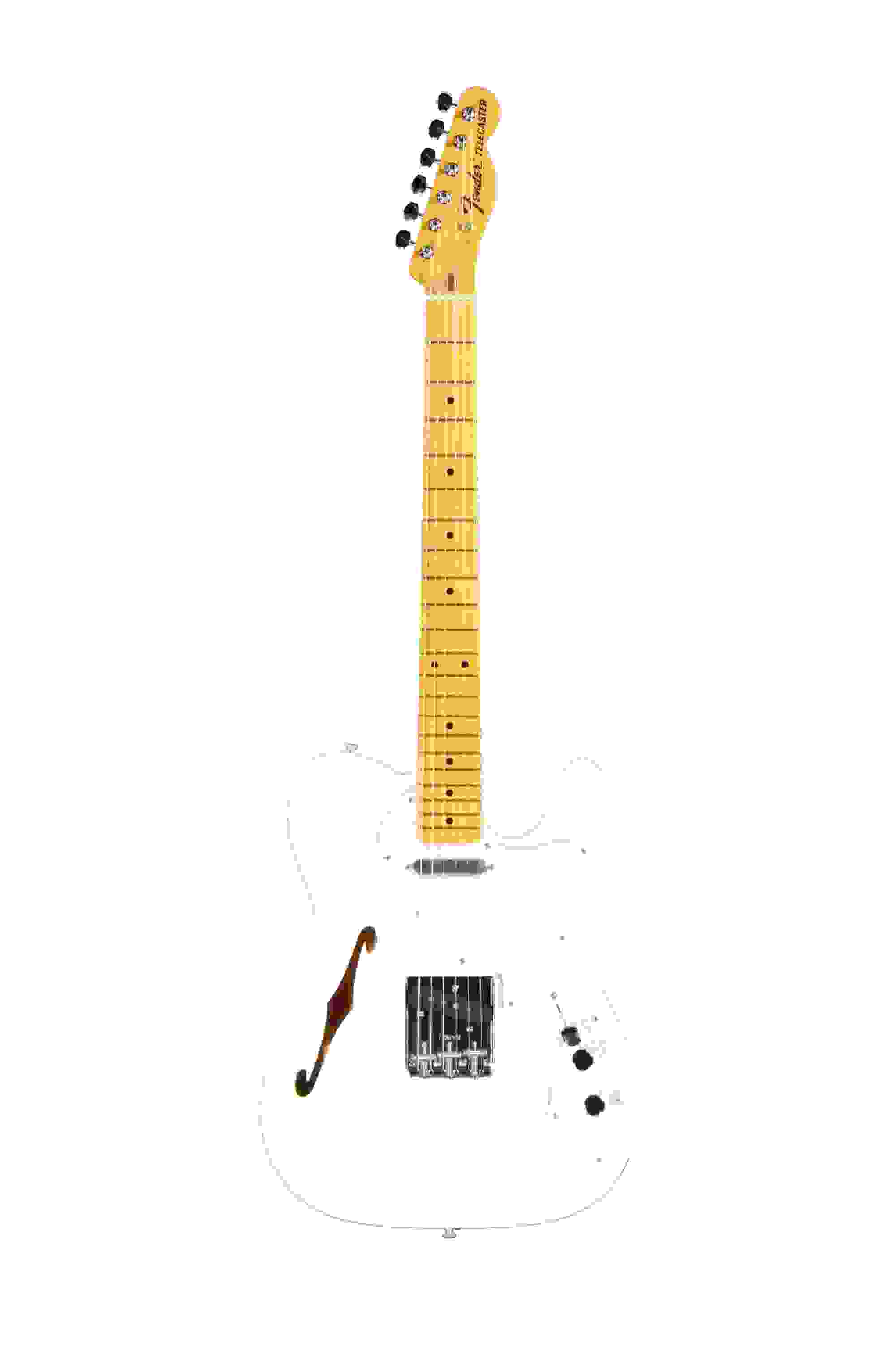 Fender American Vintage '69 Tele Thinline - Olympic White | Sweetwater
