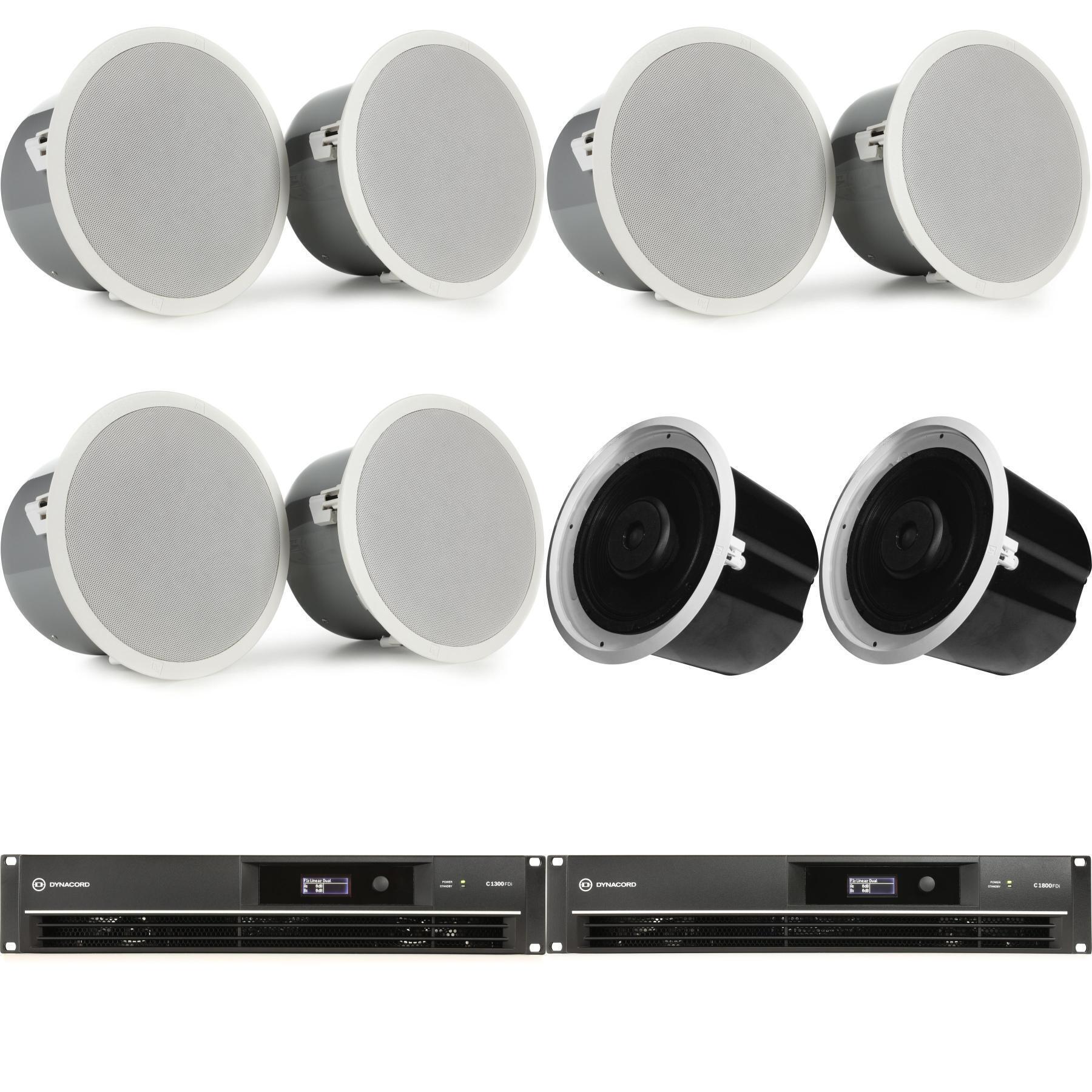 Electro-Voice Retail Sound System with EVID C8.2LP 8-inch Low-profile ...