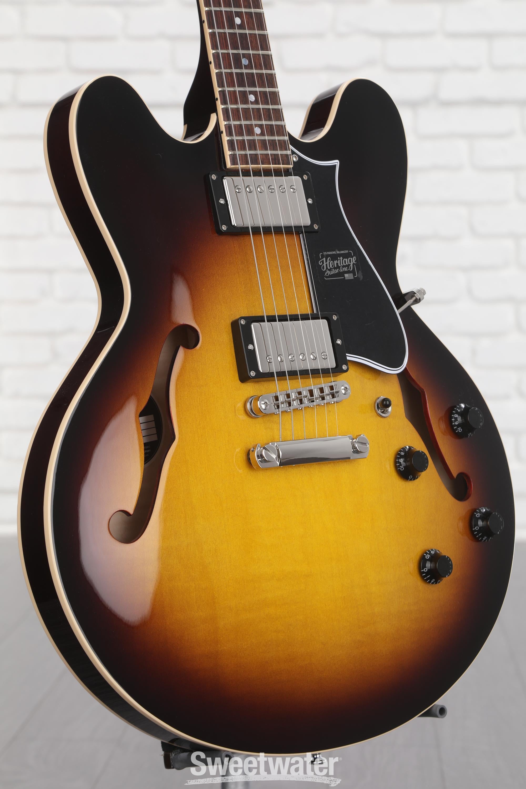 Heritage Standard H-535 Semi-hollowbody Electric Guitar - Original Sunburst | Sweetwater