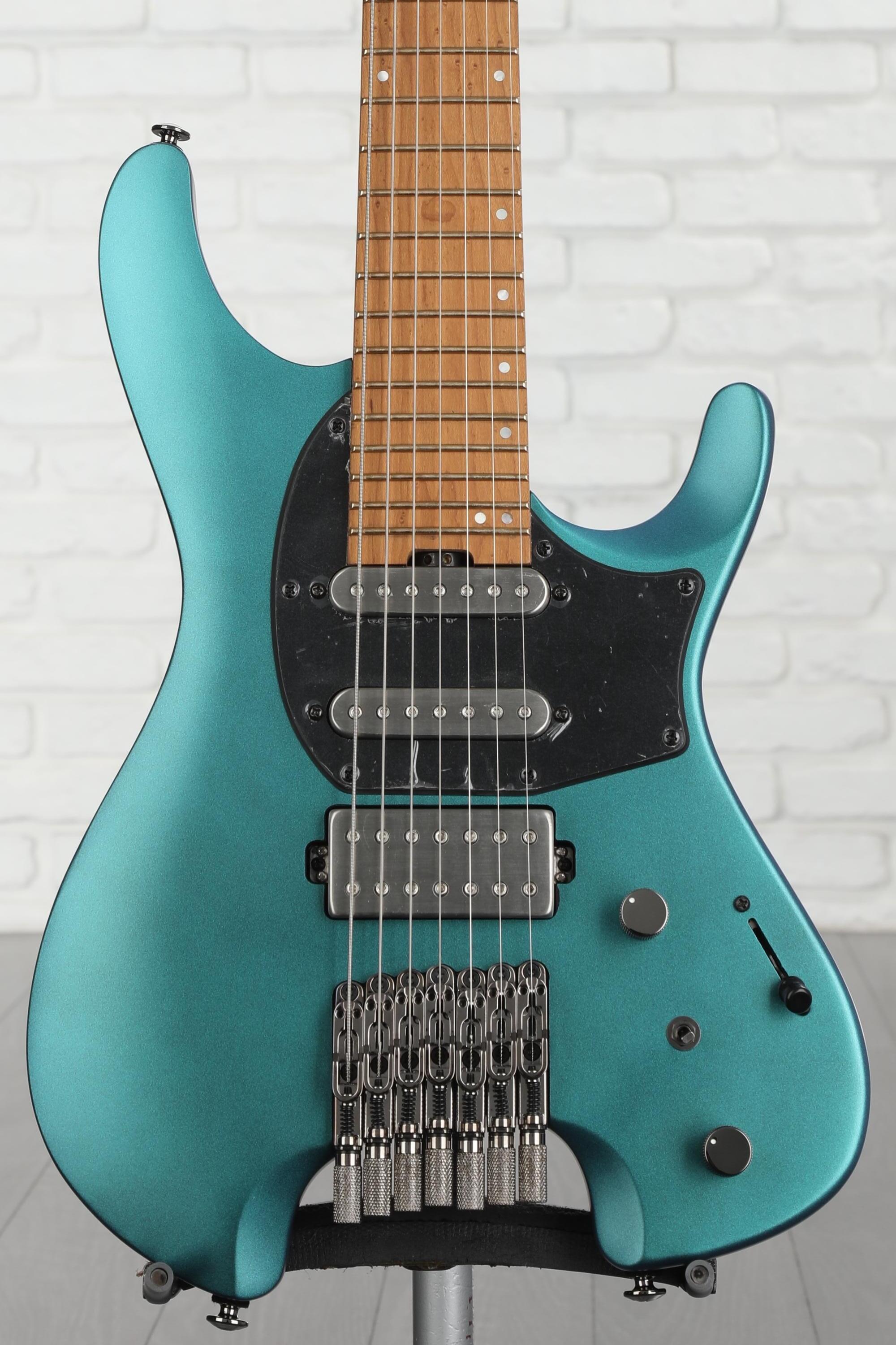Ibanez Q547 7-string Electric Guitar - Blue Chameleon Metallic Matte ...