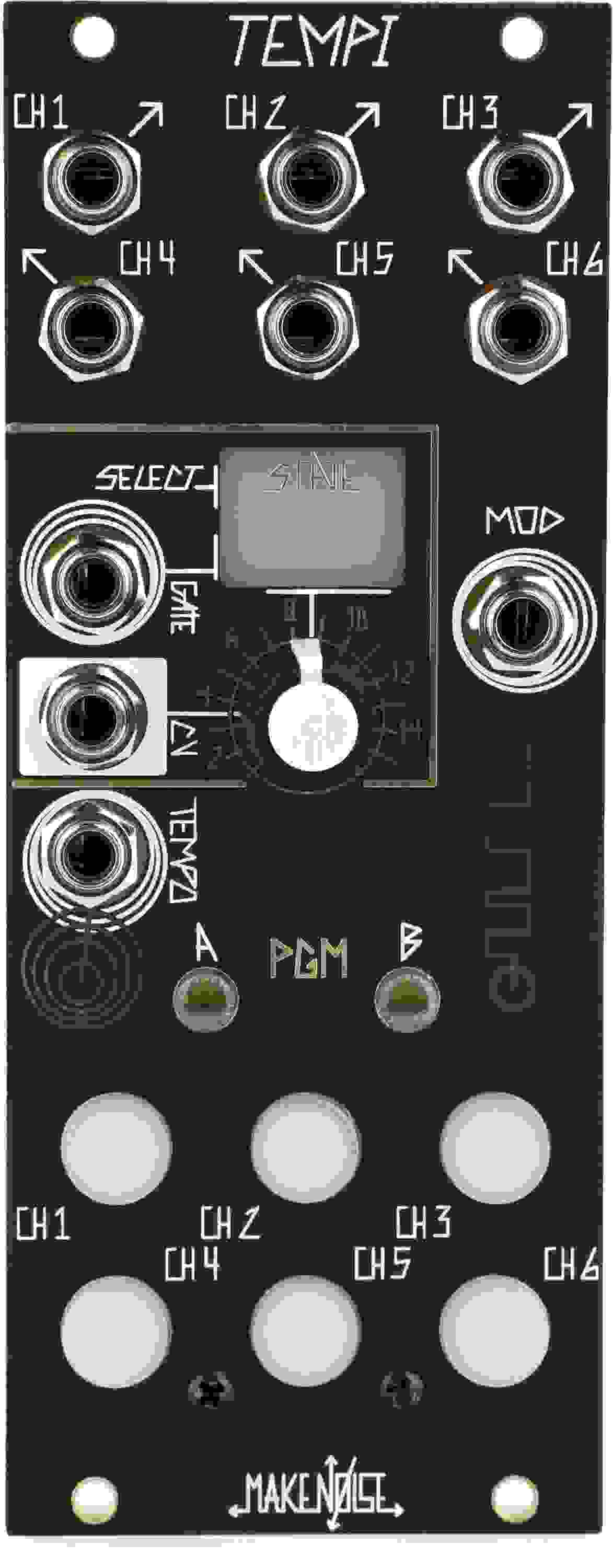 Make Noise TEMPI Polyphonic Time-shifting Eurorack Module | Sweetwater