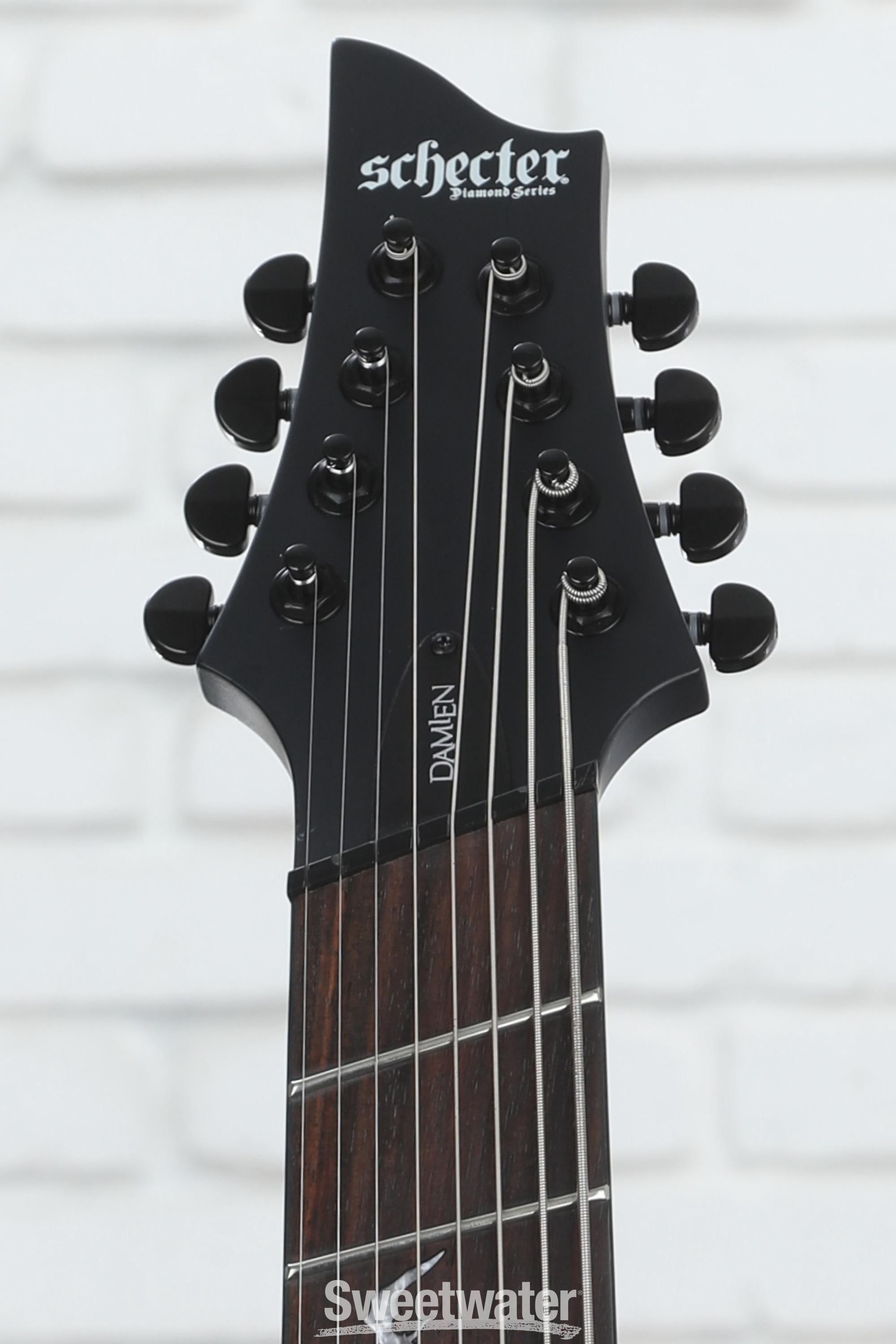 Schecter Damien-8 Multiscale Left-handed 8-string Electric Guitar ...
